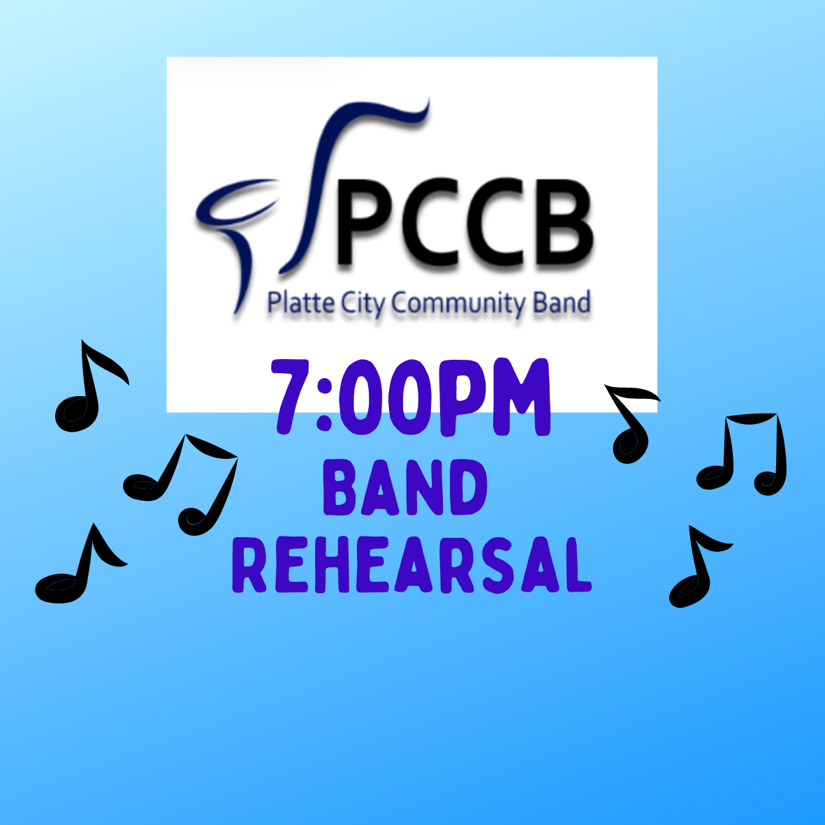 PCCB Tuesday rehearsals for 2023-2024 season — Friends of the Arts