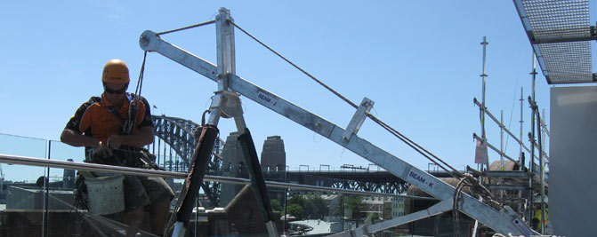 Davit Arms & Roof Jockeys — OneVision Project Services