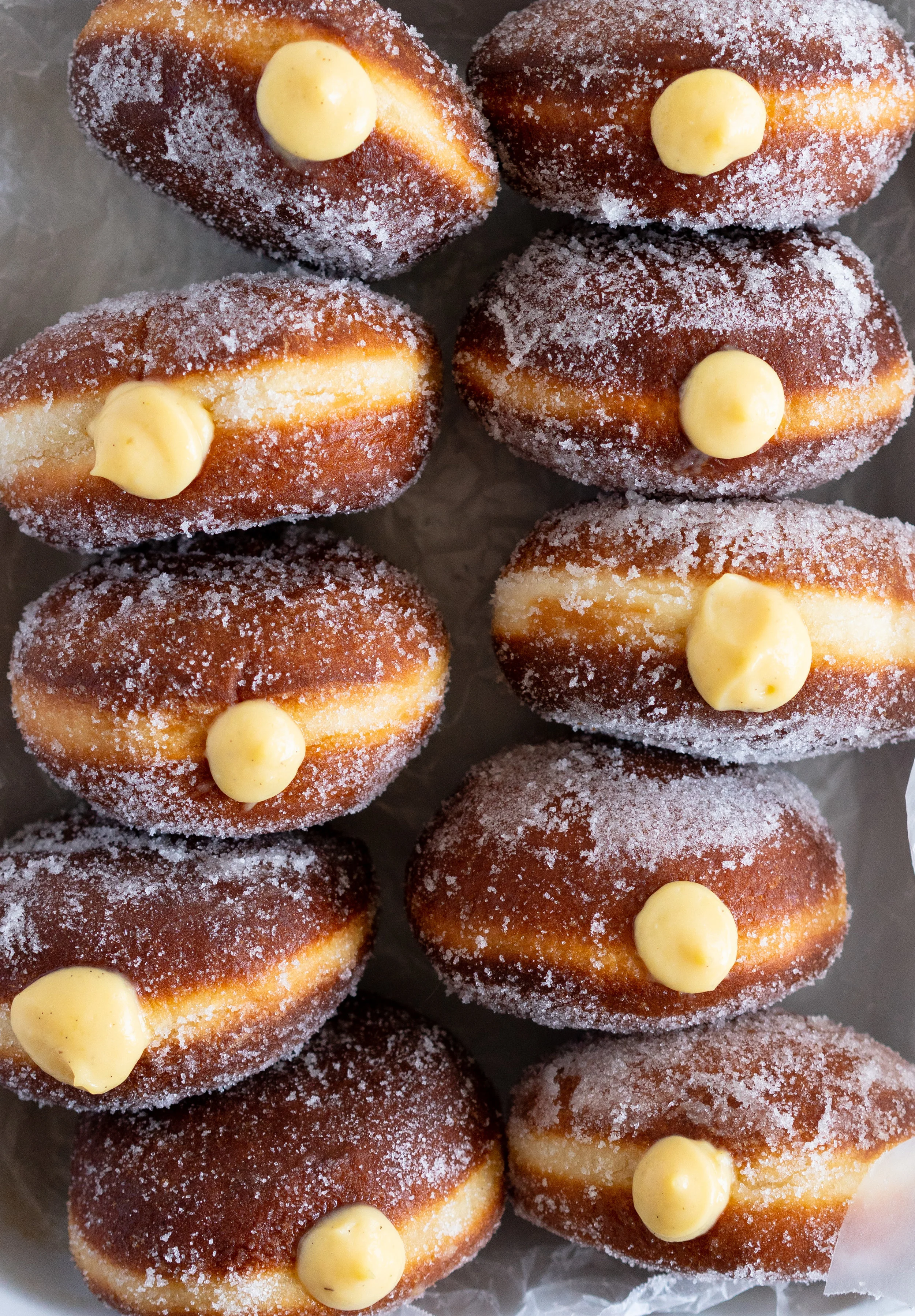 Malasadas with Liliko'i (Passionfruit) Pastry Cream Filling — Cloudy ...
