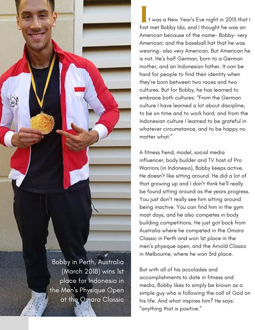 Bobby Ida, German-Indonesian Fitness Influencer, Talks Faith and the ...