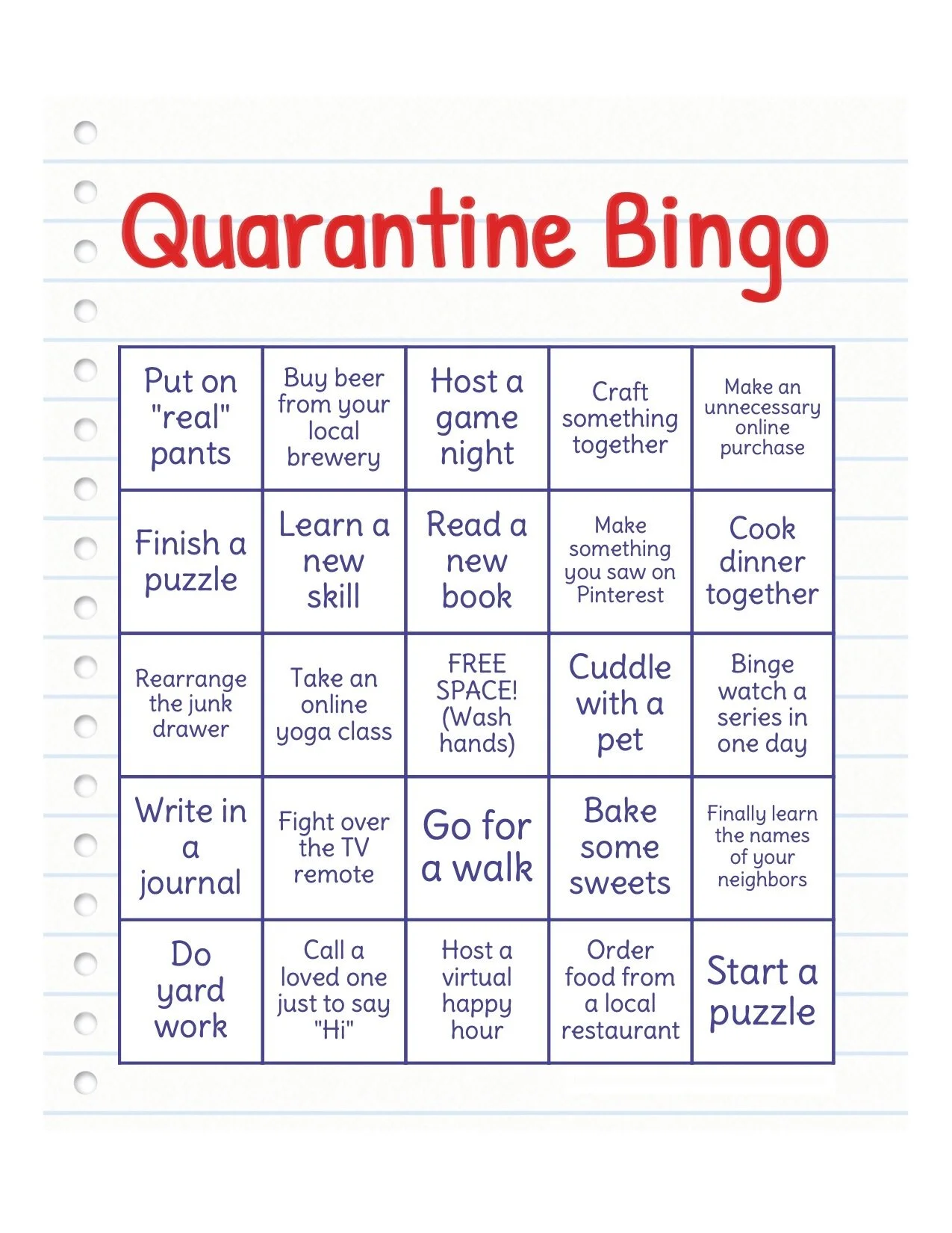 Quarantine Bingo for Photographers🐔 Experimente a adrenalina do jogo ...