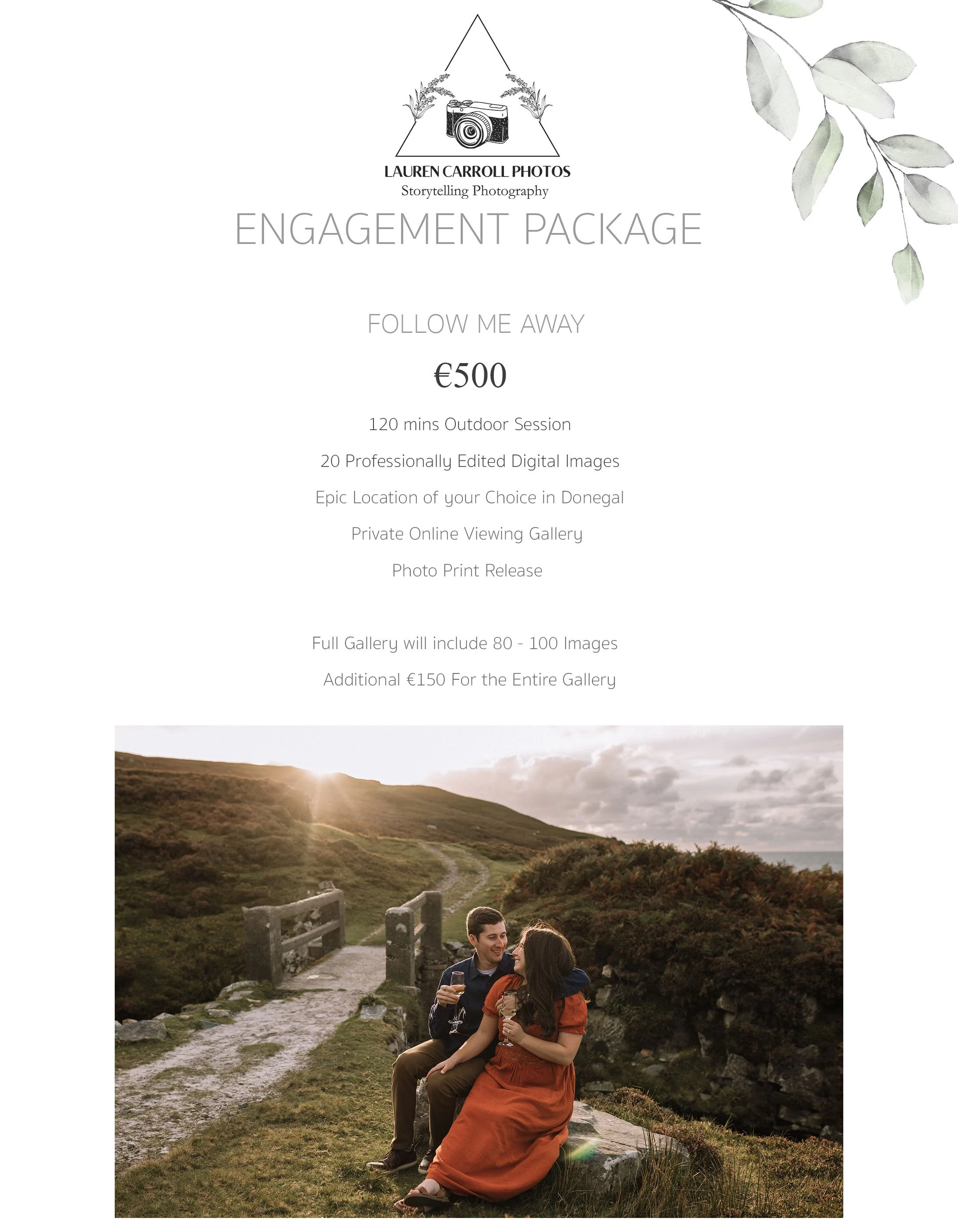 Engagement Session Pricing — Lauren Carroll Photos