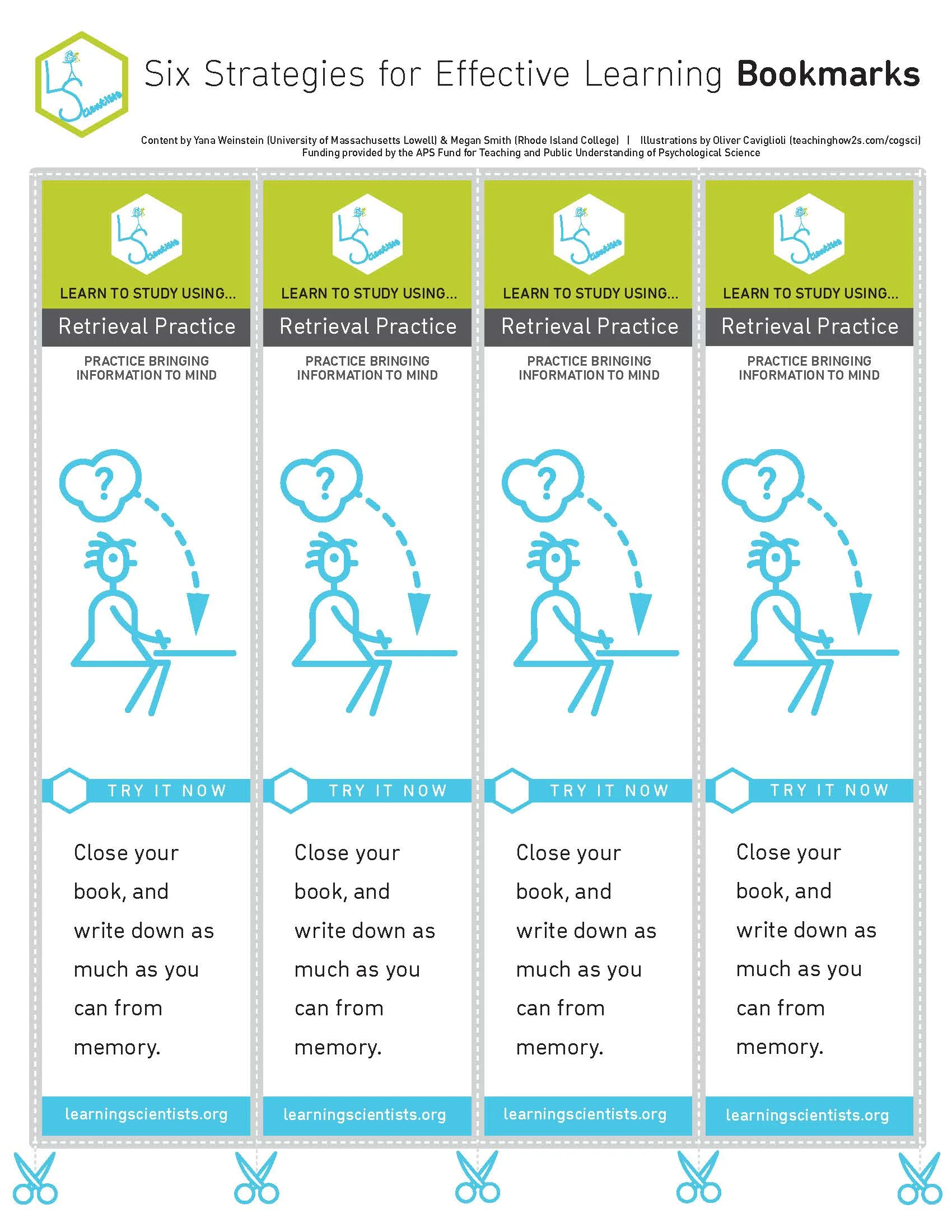 Bookmarks — The Learning Scientists