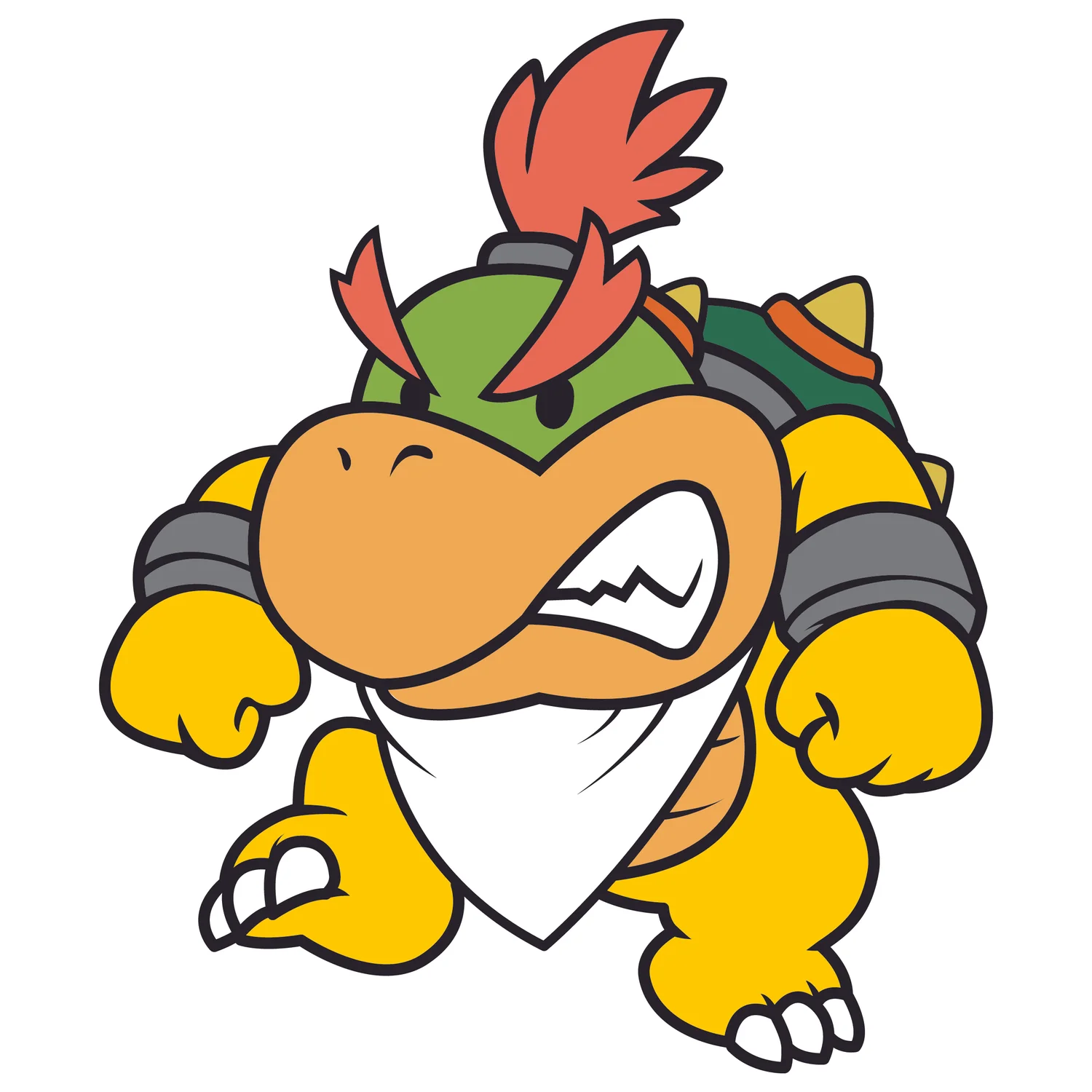Paper Baby Bowser