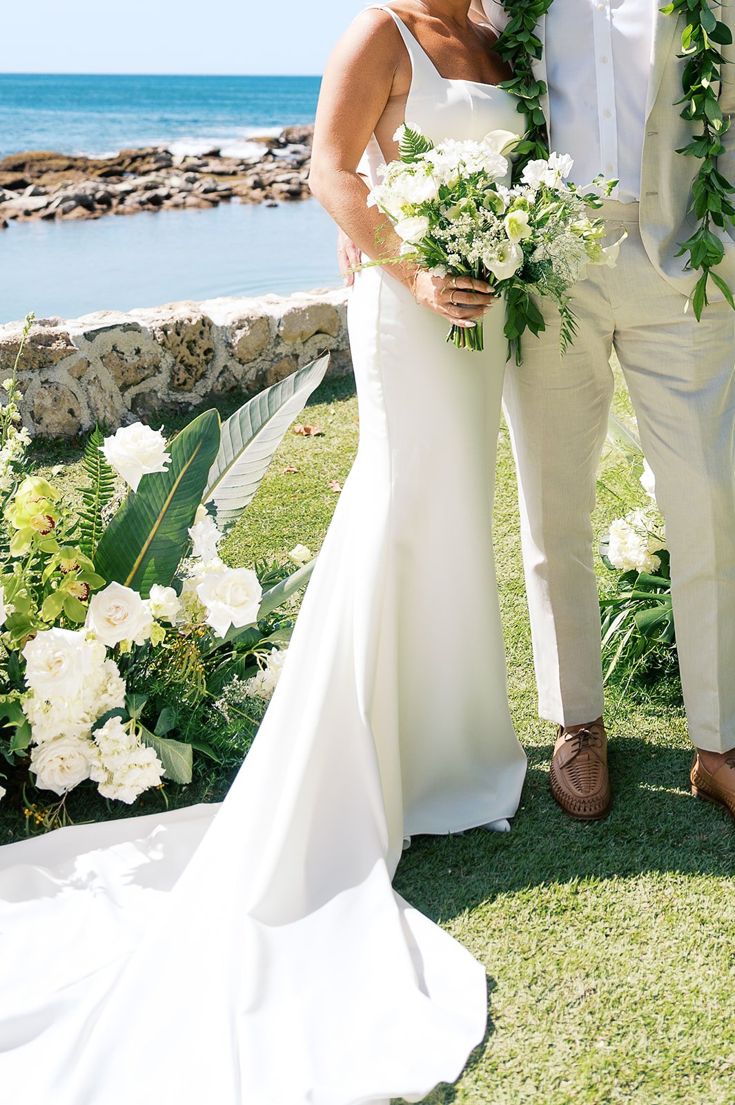Kayla and Yanni’s Heartfelt Hawaii Destination Wedding at Lanikuhonua ...