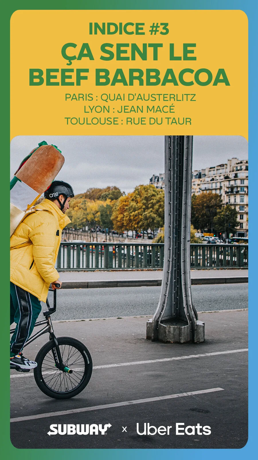 Farah El Feghali - #FreshNFurious - Uber Eats x Subway