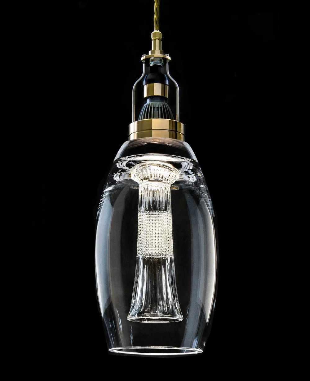 Glass LED Pendant Lights — Bespoke Handcrafted Glass LED Pendant lights ...