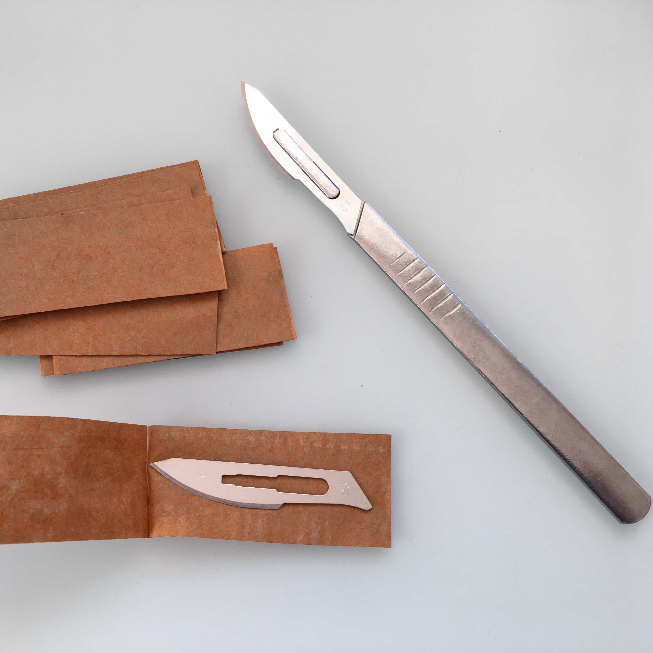 Stainless Steel Scalpel with 10 Blades — URBECO