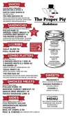 Menu — The Proper Pig Smokehouse