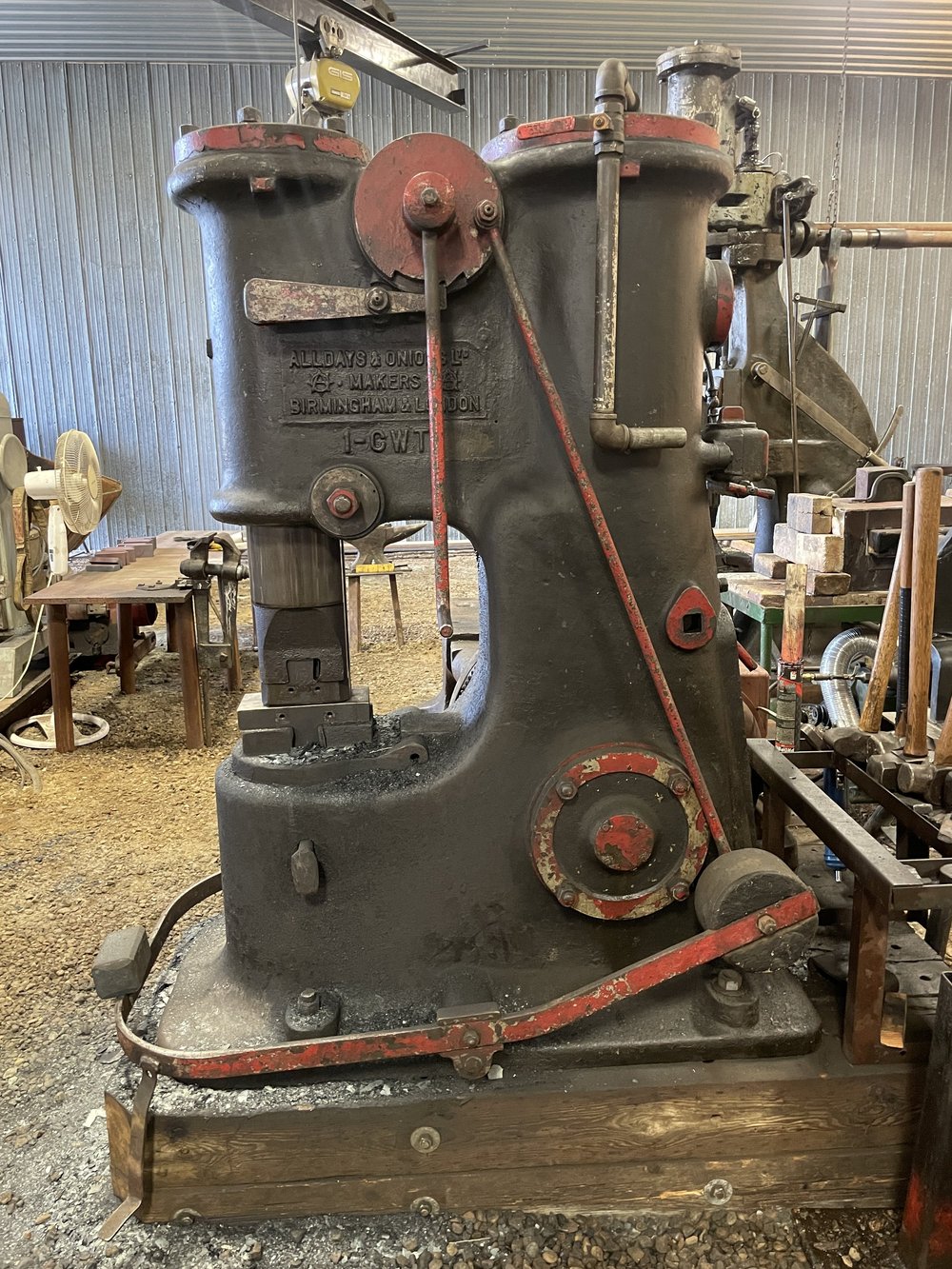 Alldays & Onions 1-CWT Power Hammer