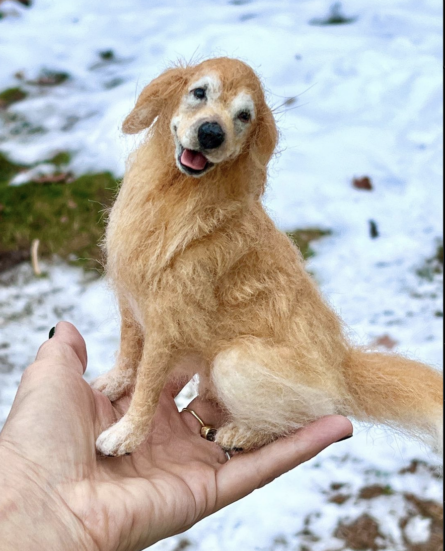 Facci DesignsNeedle Felted Custom Dogs