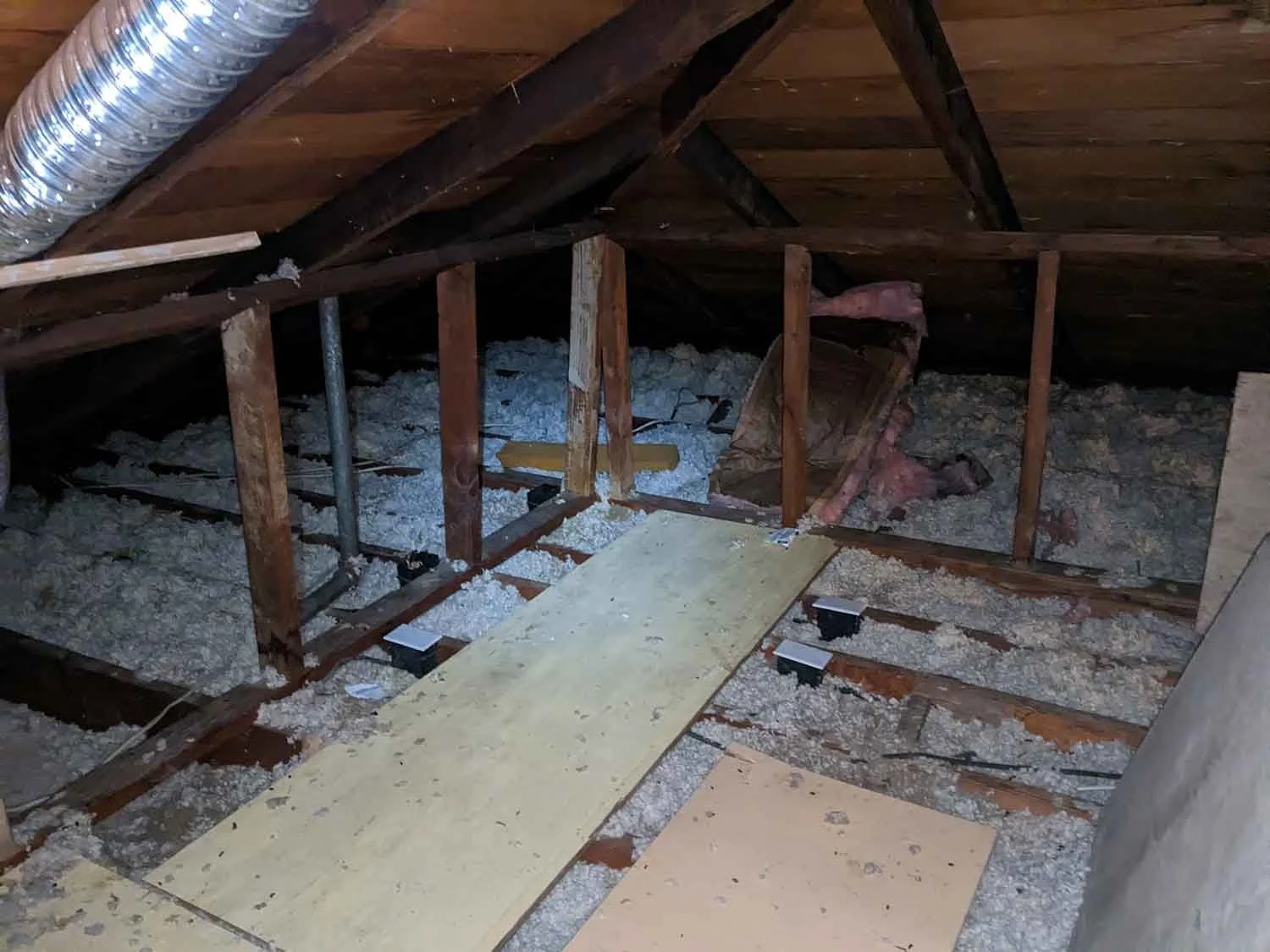 Attic Insulation - Portland, Oregon - Look Inside a Portland Attic ...