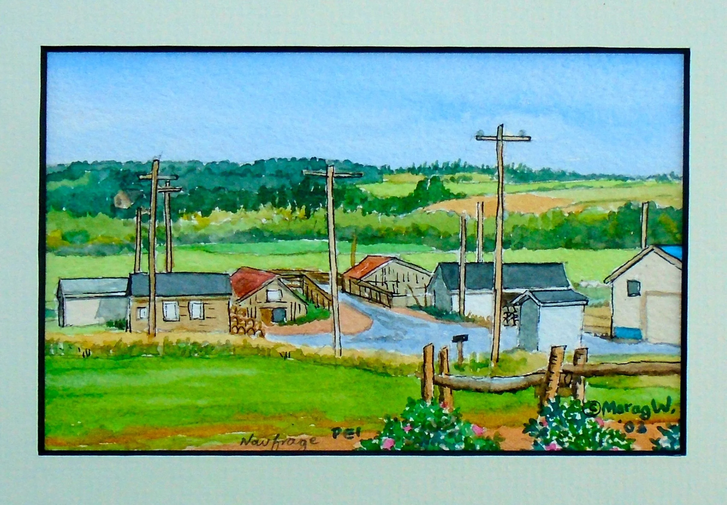 Village Scene Drawing Competition
