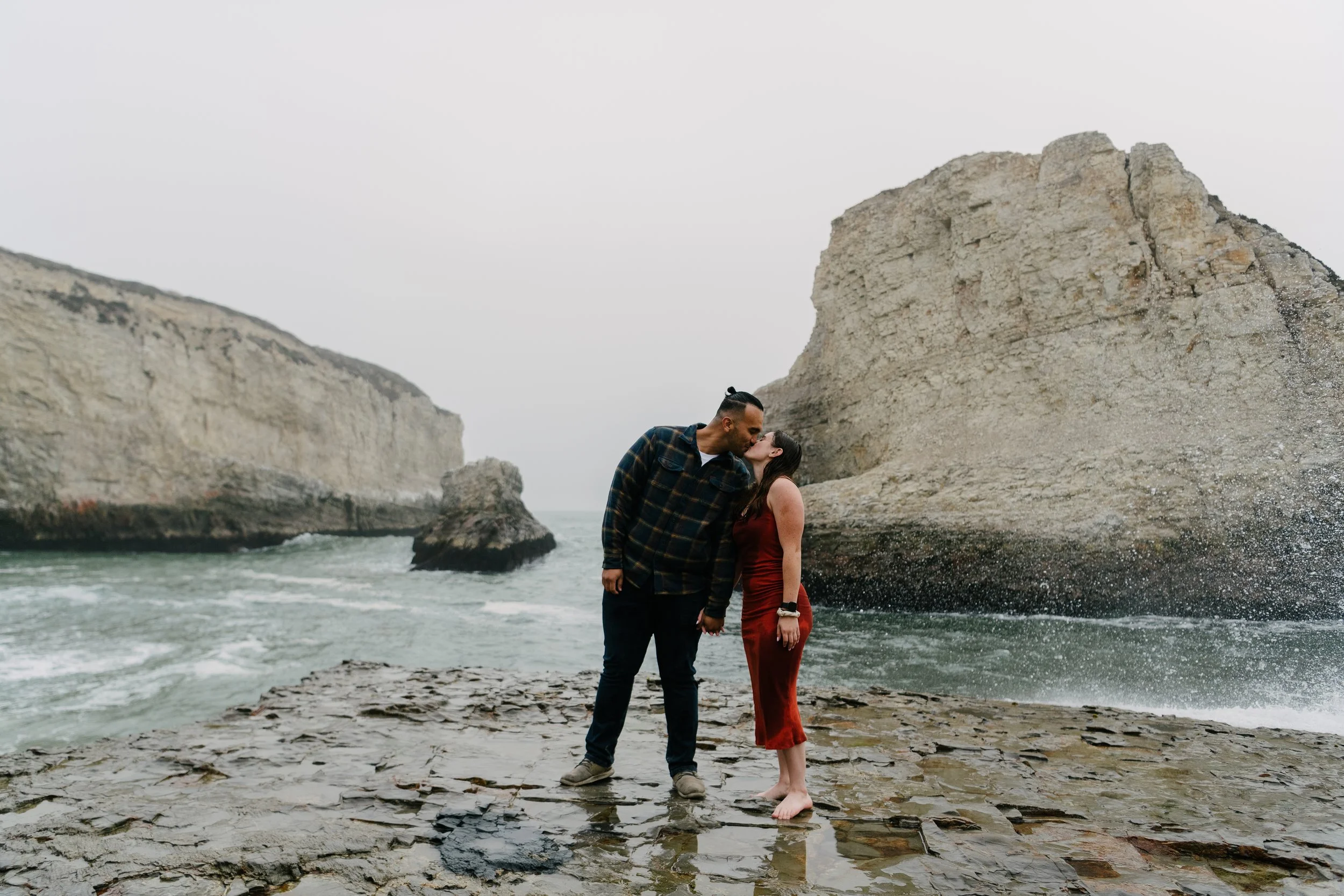 Santa Cruz California Adventure Session at Shark Fin Cove