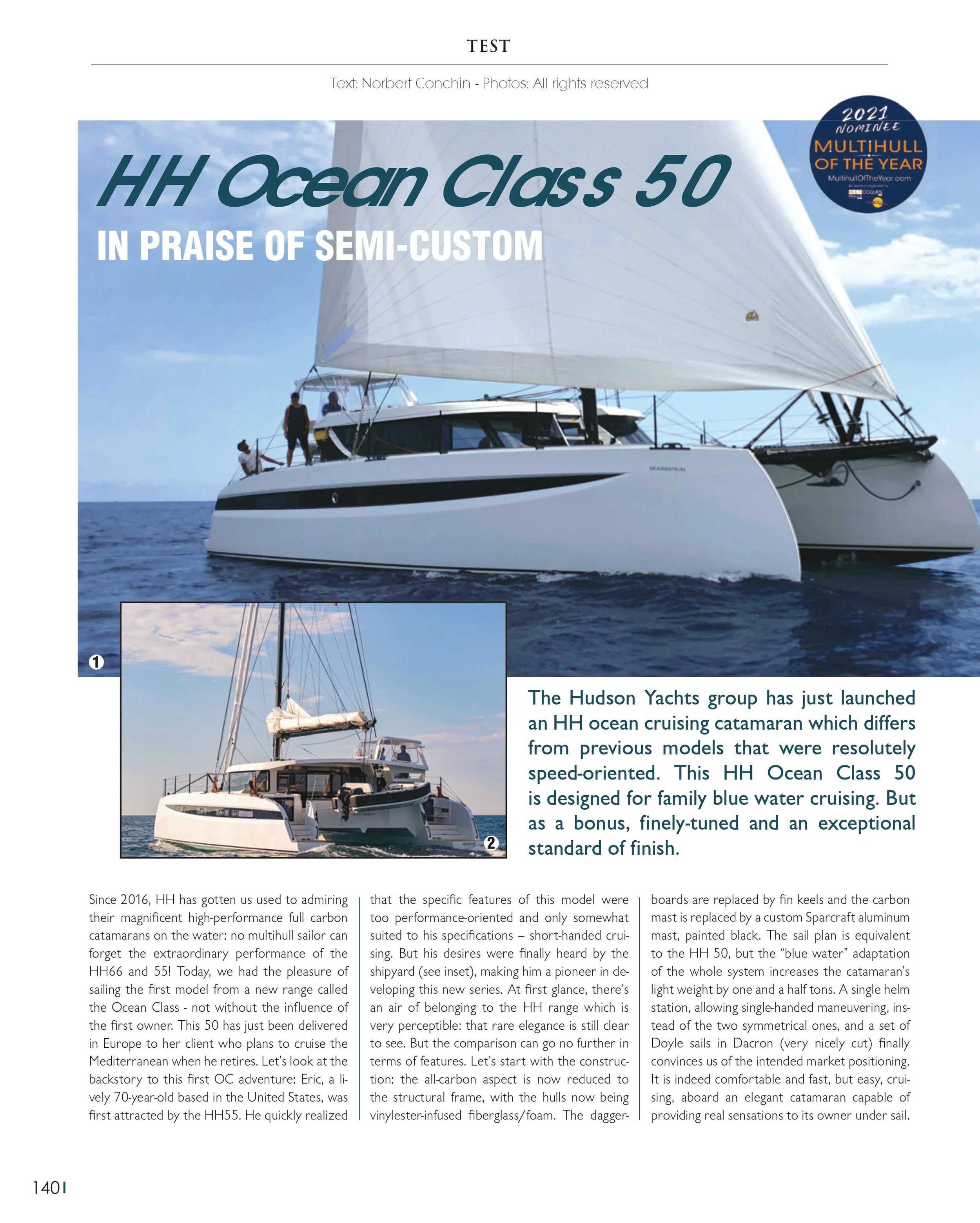 HH66 - Best Multihull Winner 2018 — HH Catamarans