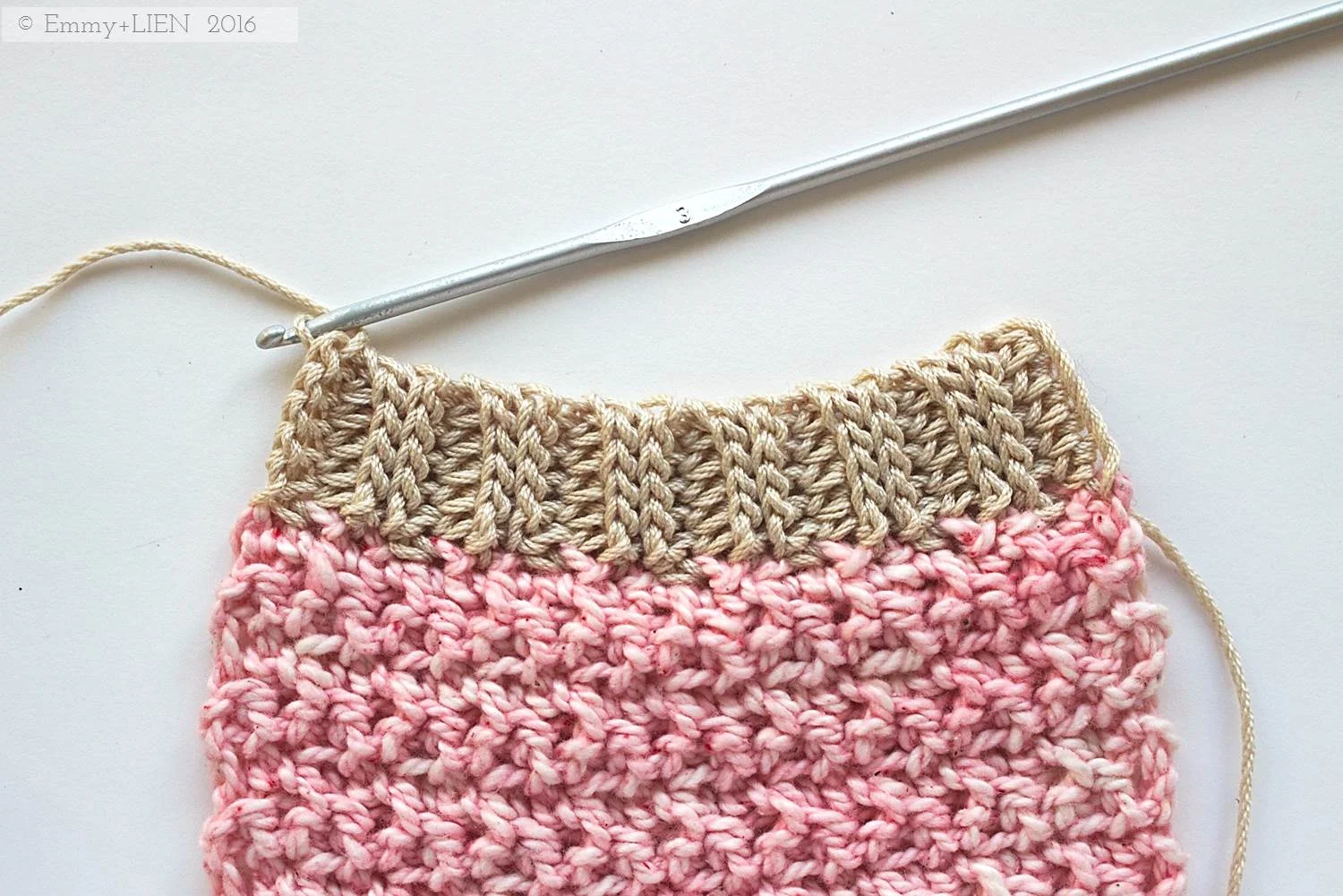 TUTORIAL: Crochet Ribbing pt. One | HTC and slip stitch — Emmy + LIEN