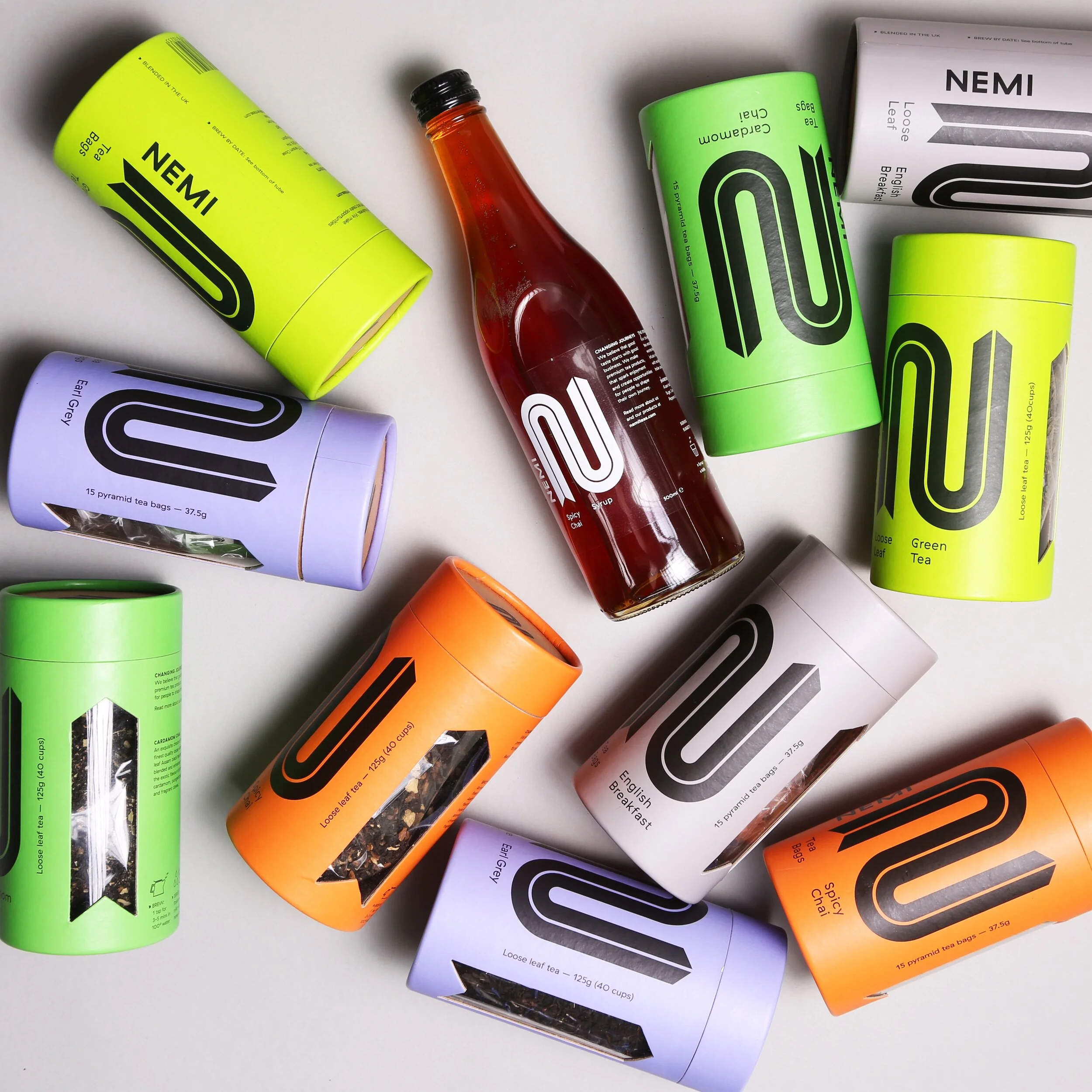 Buy Premium Loose Leaf Tea, Plastic free Tea Bags, Chai Syrup — NEMI Teas