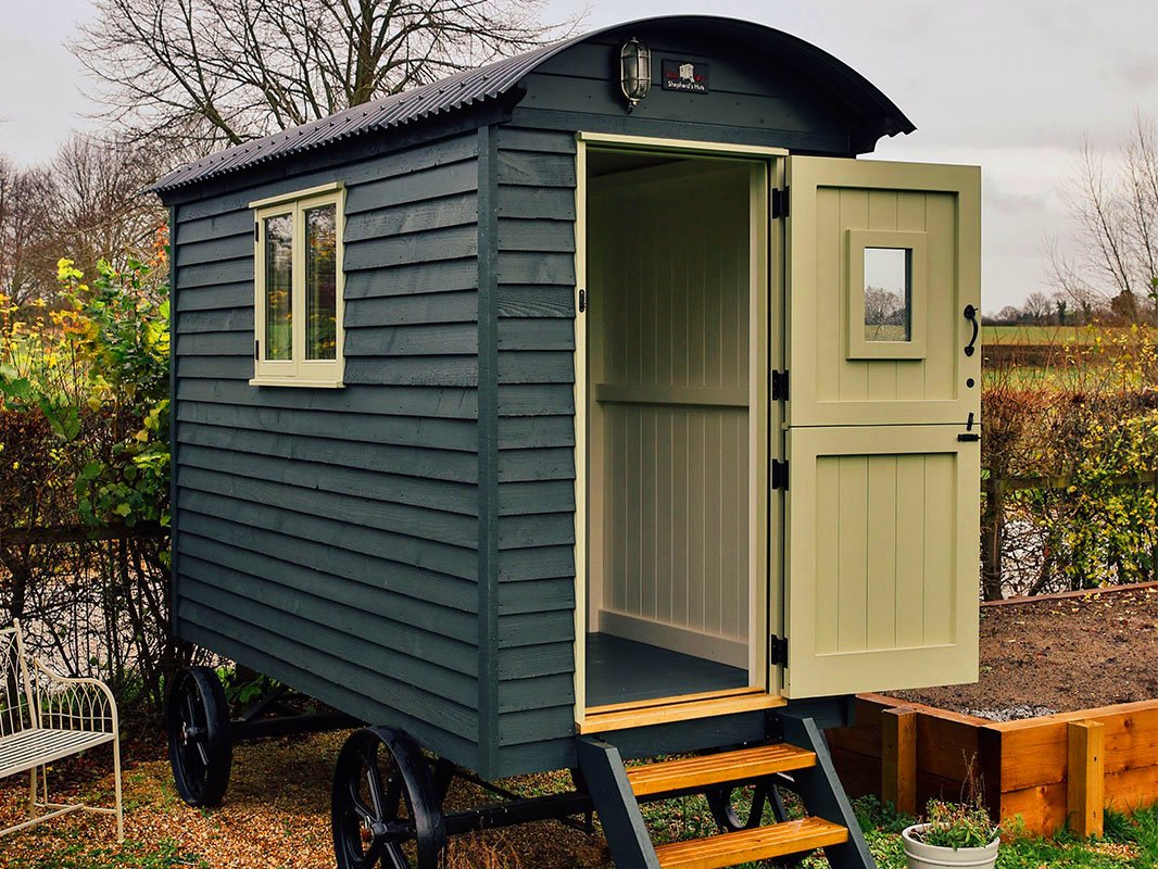 The Hideout — Small Shepherds Huts | Red Sky Shepherd's Huts — Red Sky ...