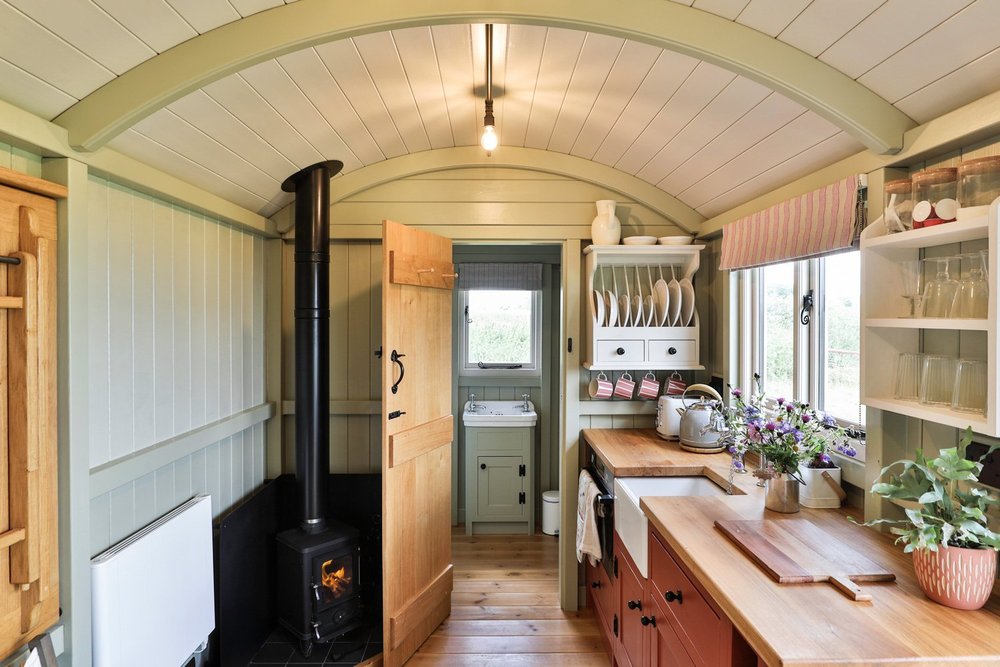 The Guest Hut - Large Shepherds Huts — Red Sky Shepherd's Huts
