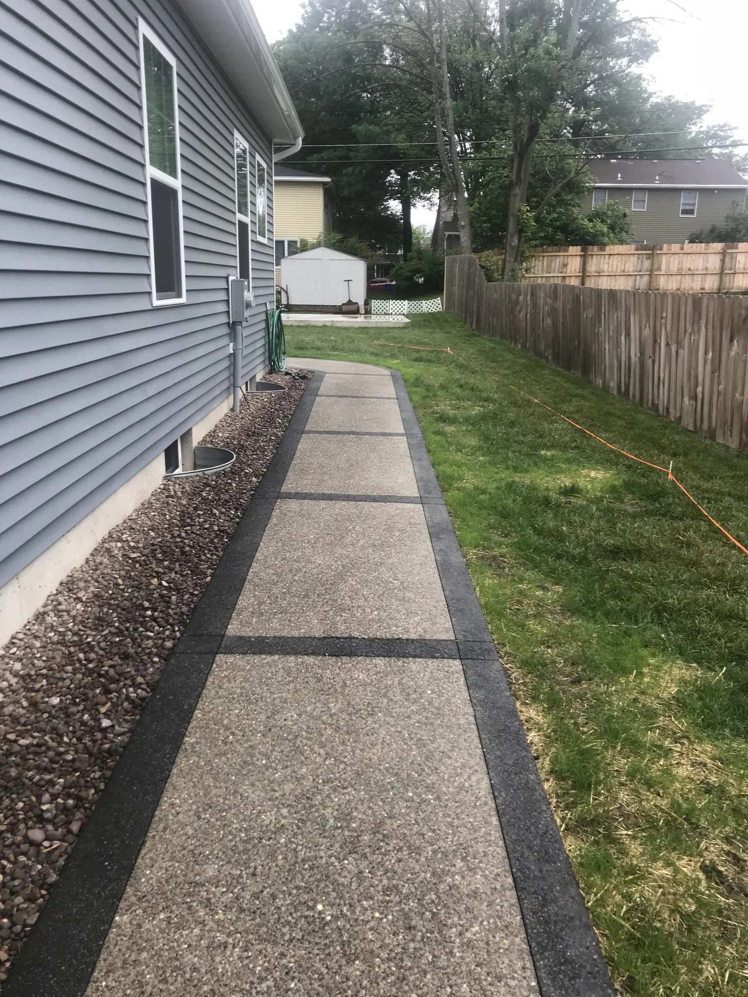House Cement Sidewalk