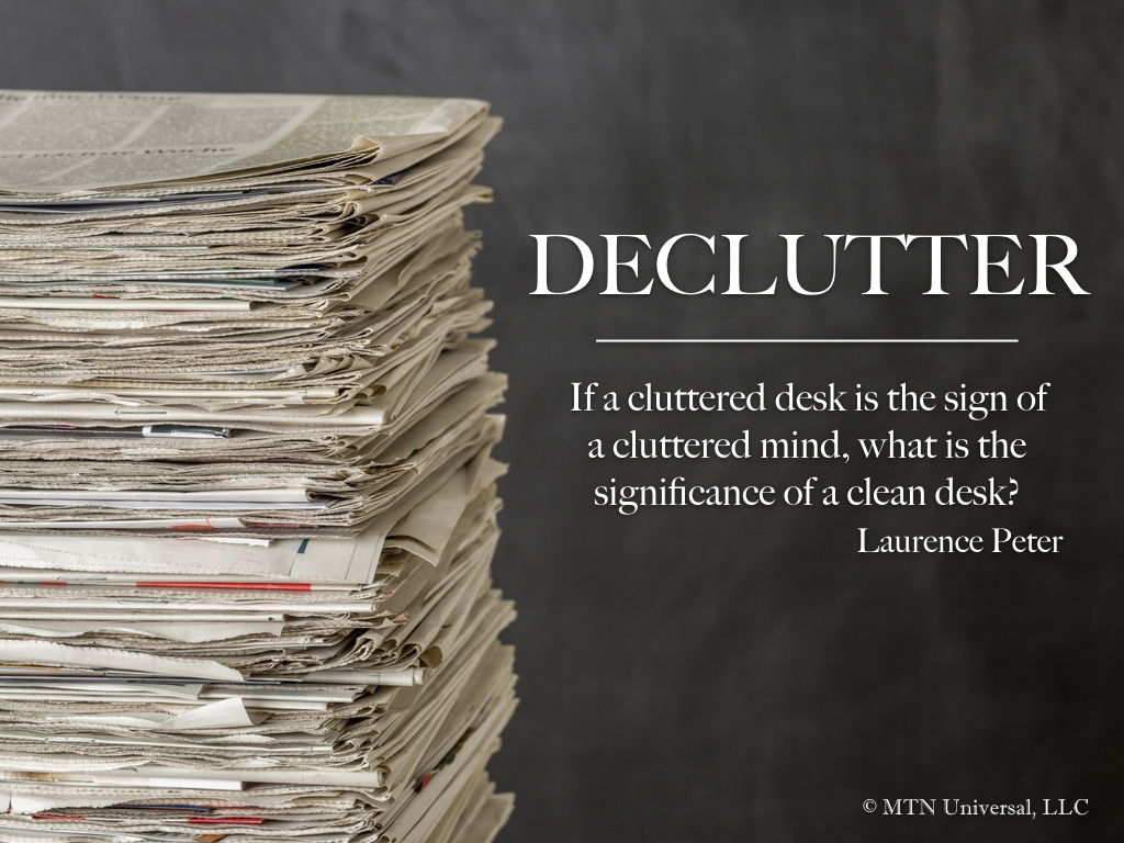 Messy Desk Quote