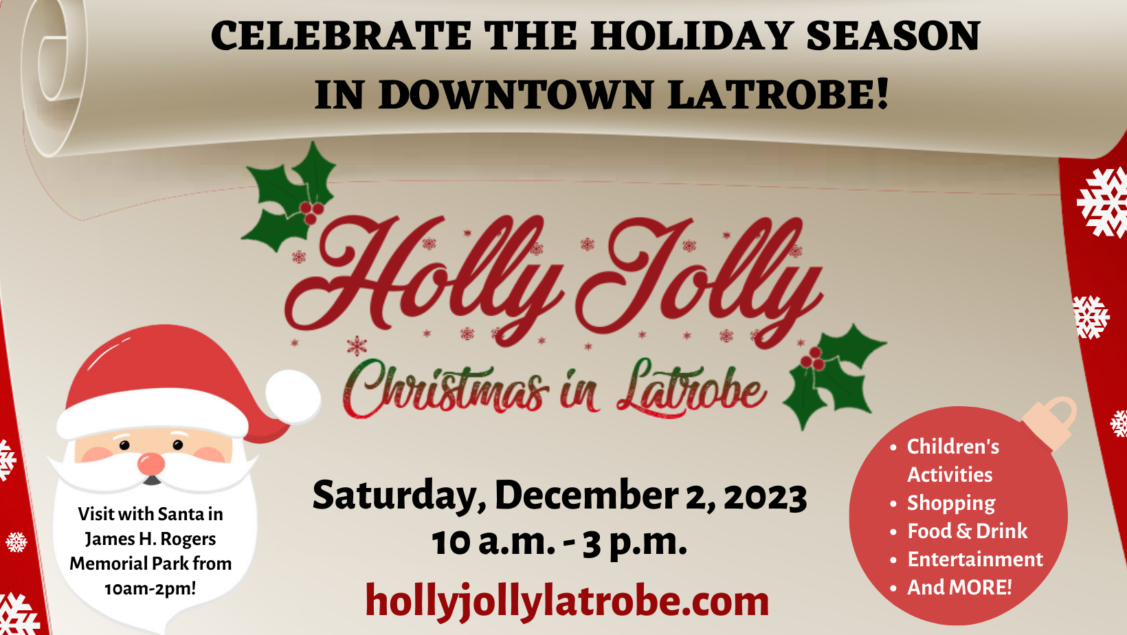 Holly Jolly Christmas in Latrobe 2023 — Latrobe Art Center