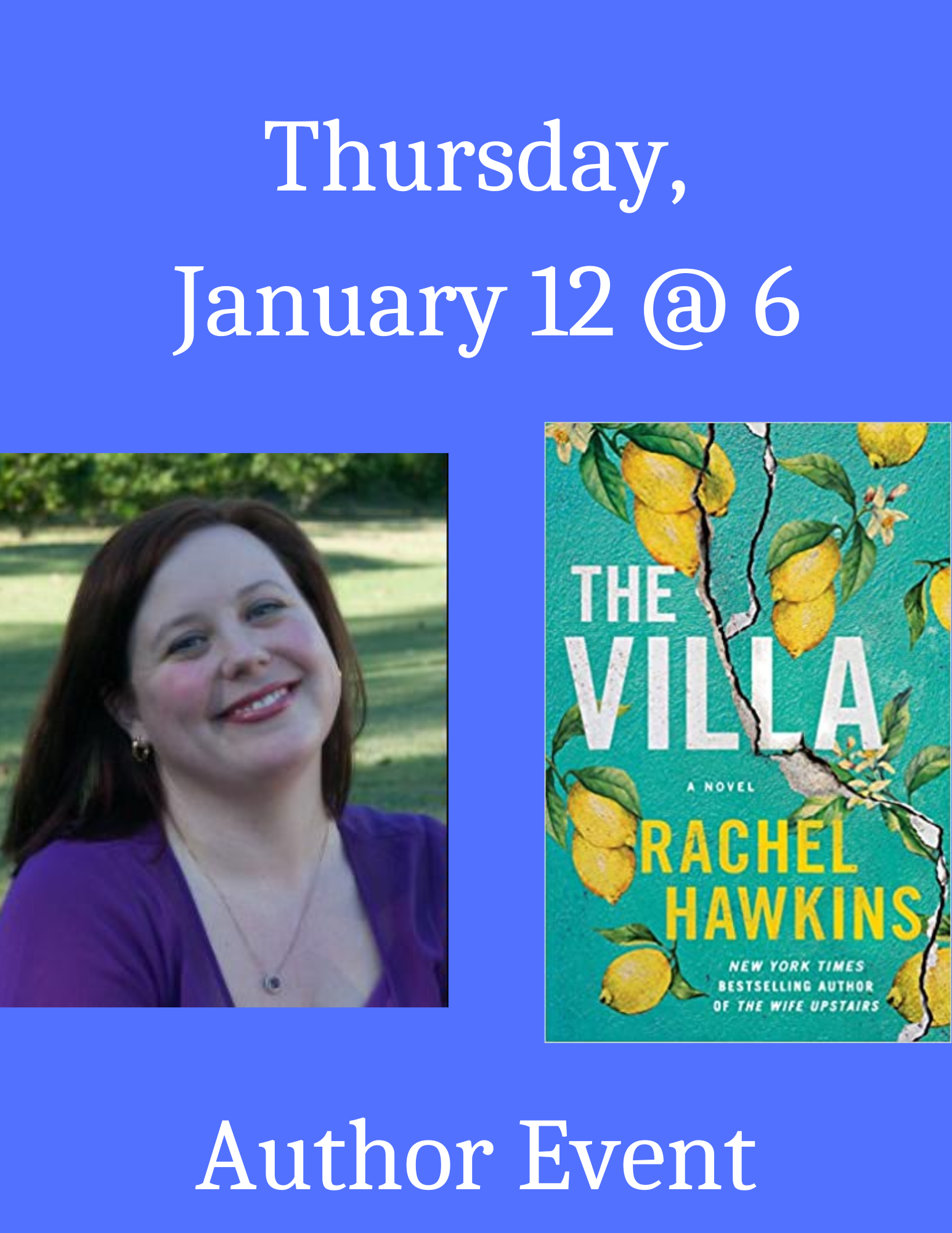 Rachel Hawkins -- Author Event — Page & Palette