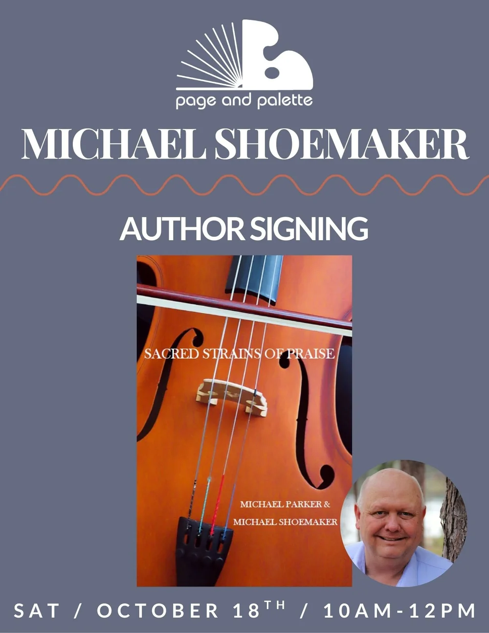 Michael Shoemaker -- Author Signing — Page & Palette