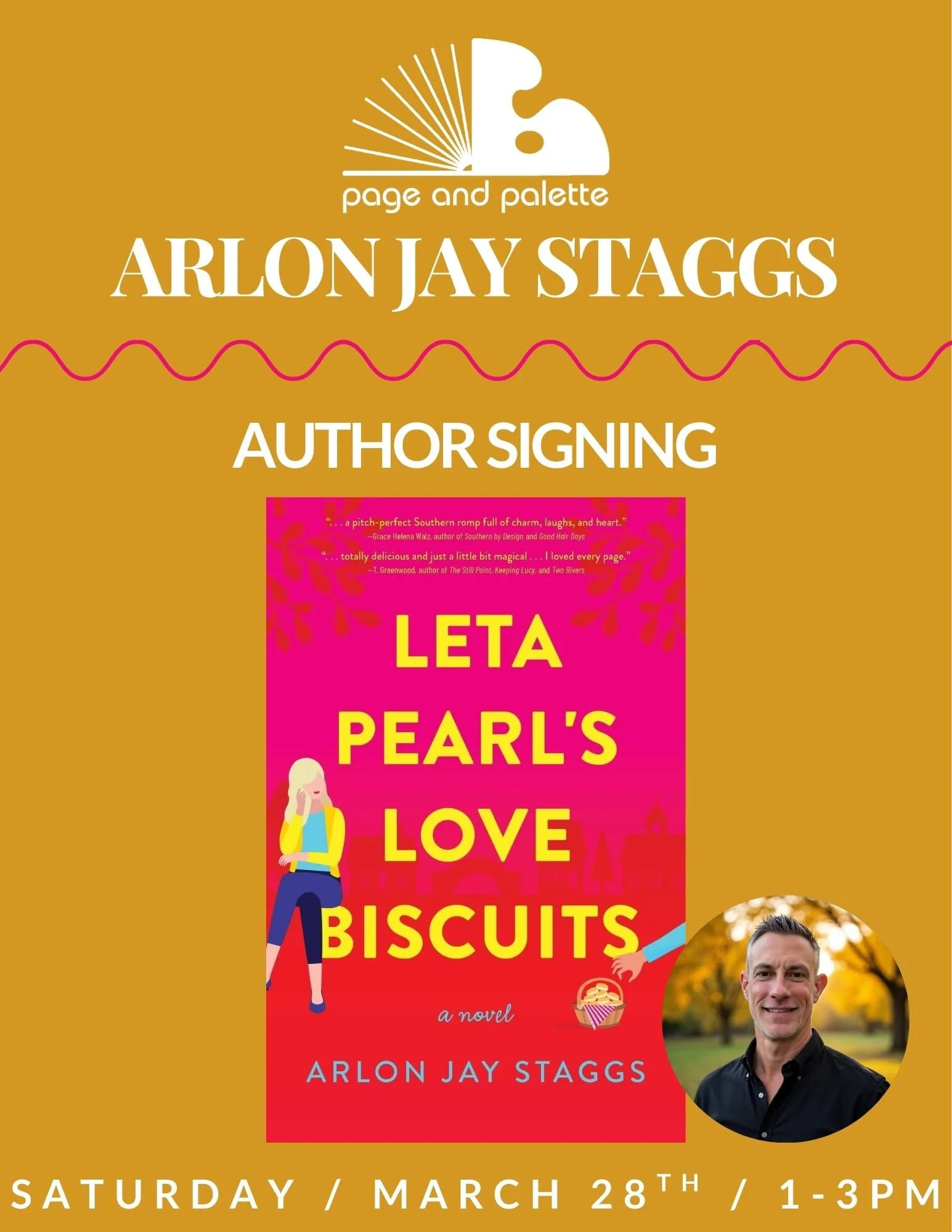 Arlon Jay Staggs -- Author Signing — Page & Palette