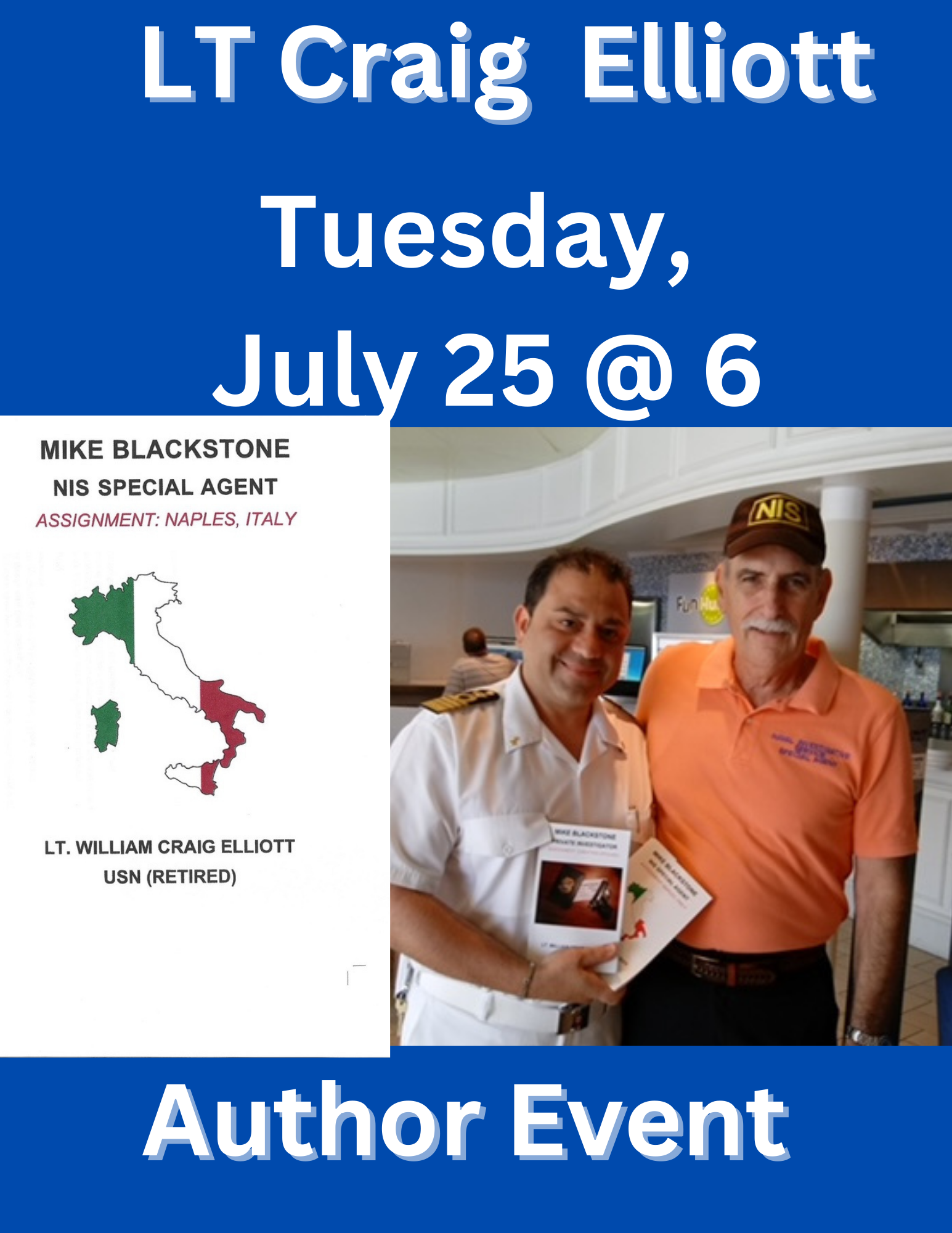 LT Craig Elliott -- Author Event — Page & Palette
