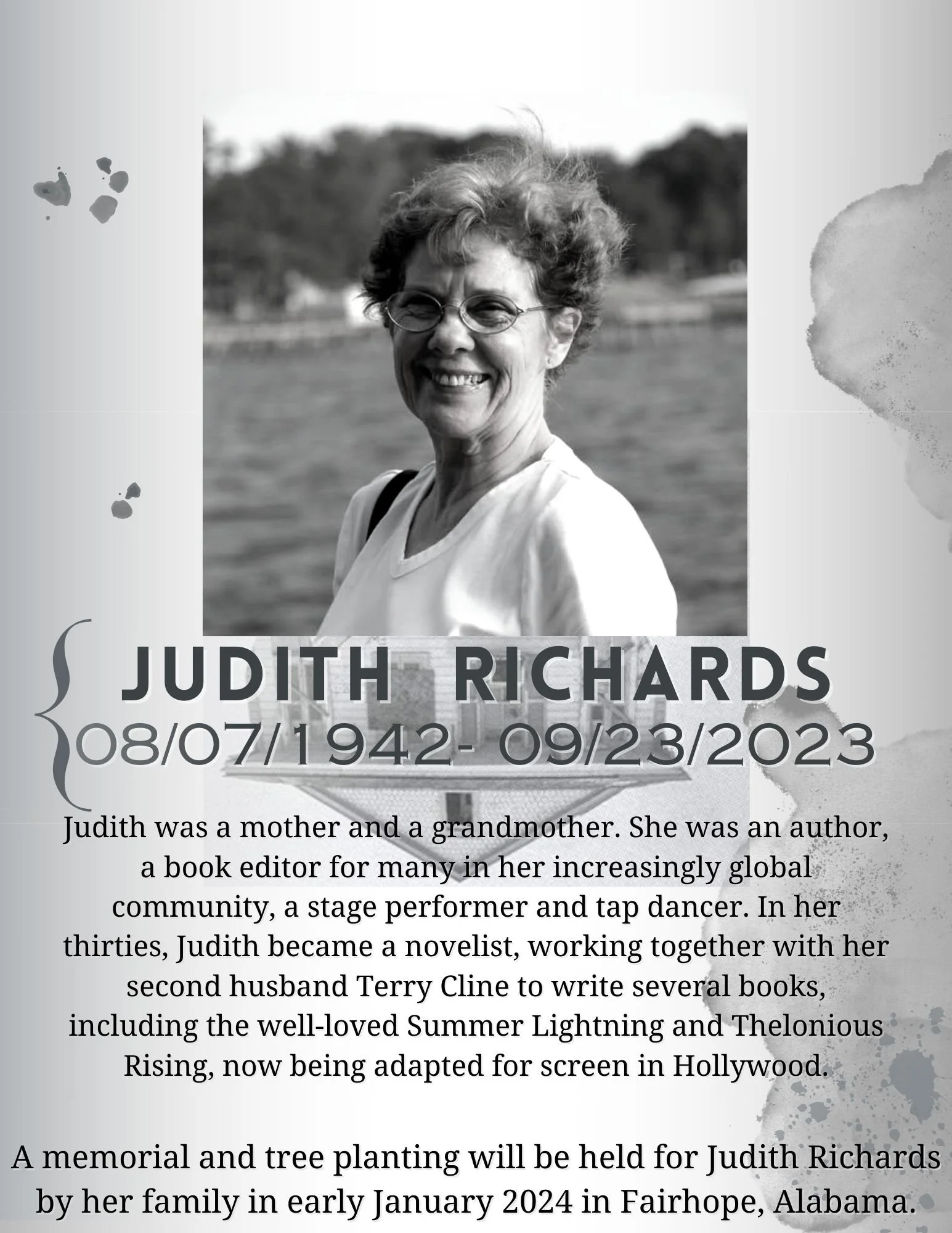 Judith Richards Memorial — Page & Palette