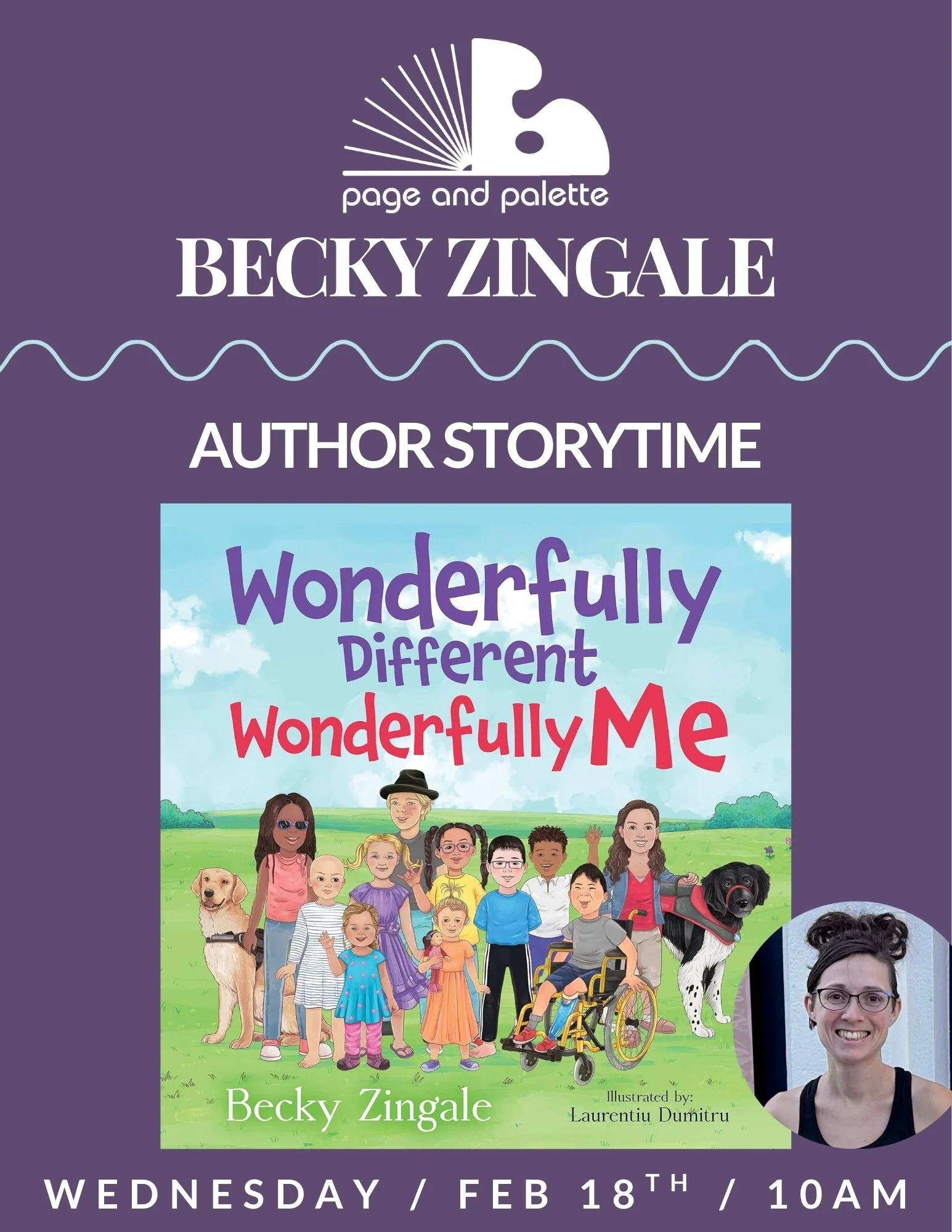 Becky Zingale -- Author Storytime — Page & Palette