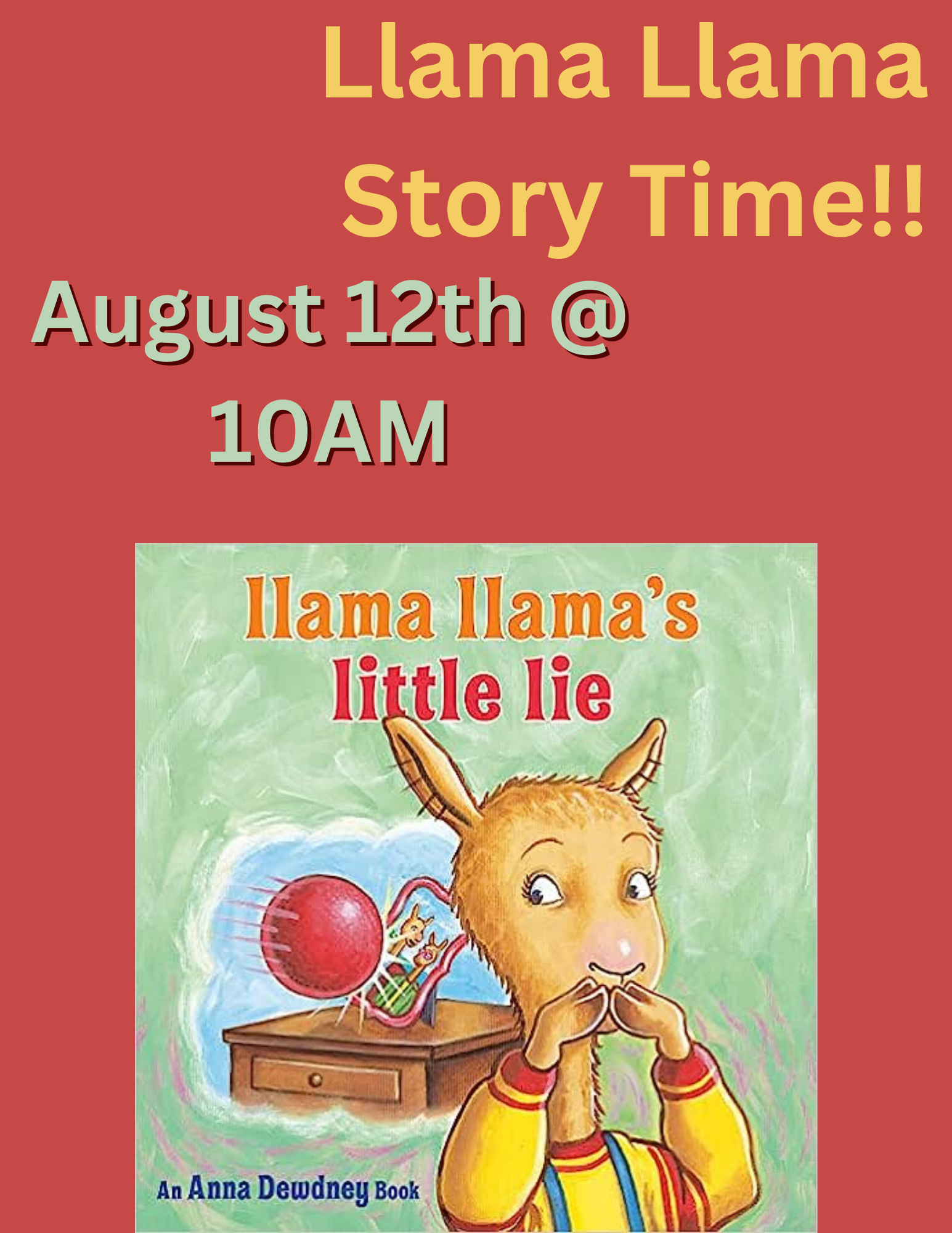 Llama Llama little lie (Story Time) — Page & Palette