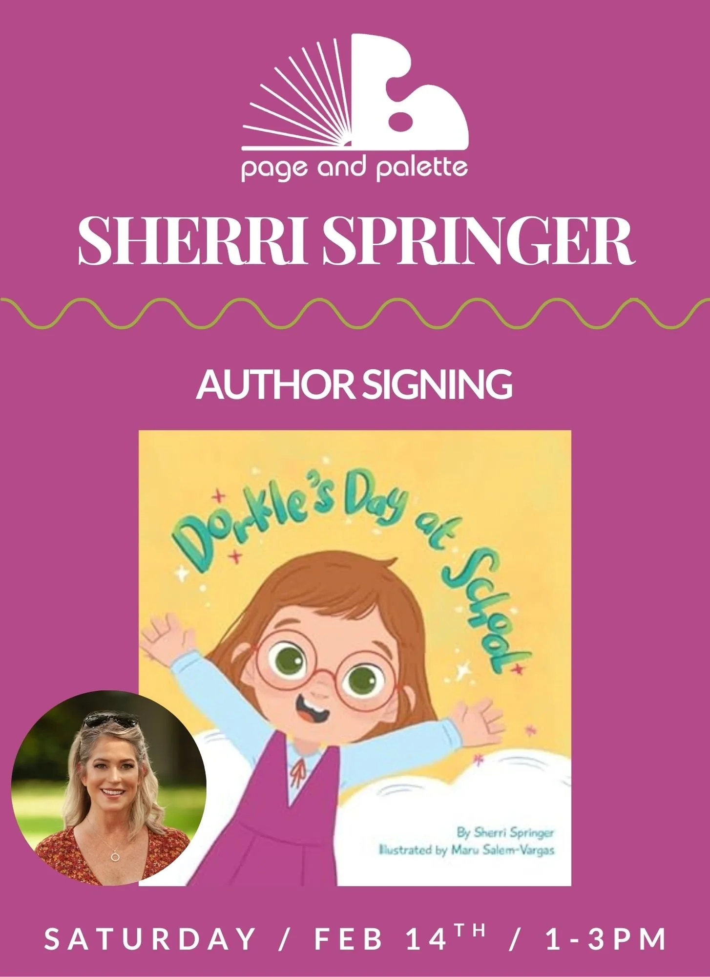Sherri Springer -- Author Signing — Page & Palette
