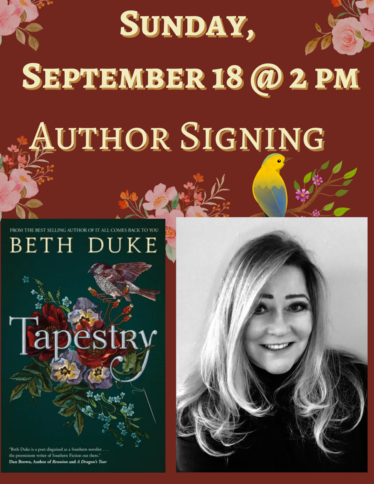 Beth Duke -- Author Event — Page & Palette