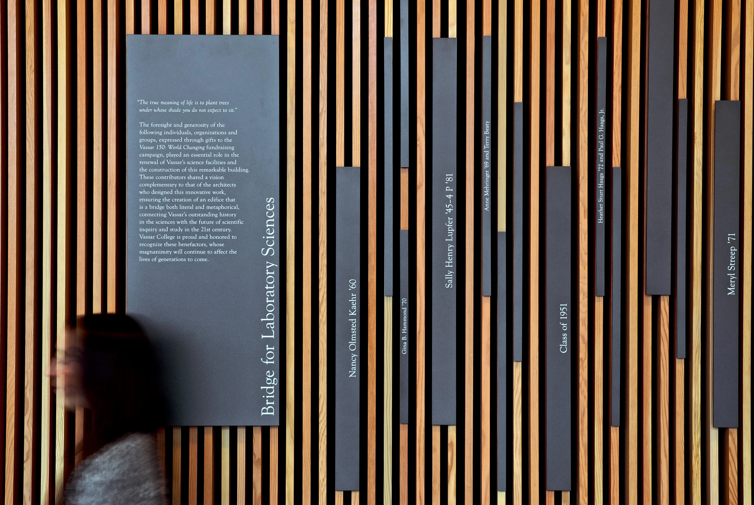 Vassar College Bridge for Laboratory Sciences — Meaghan Button