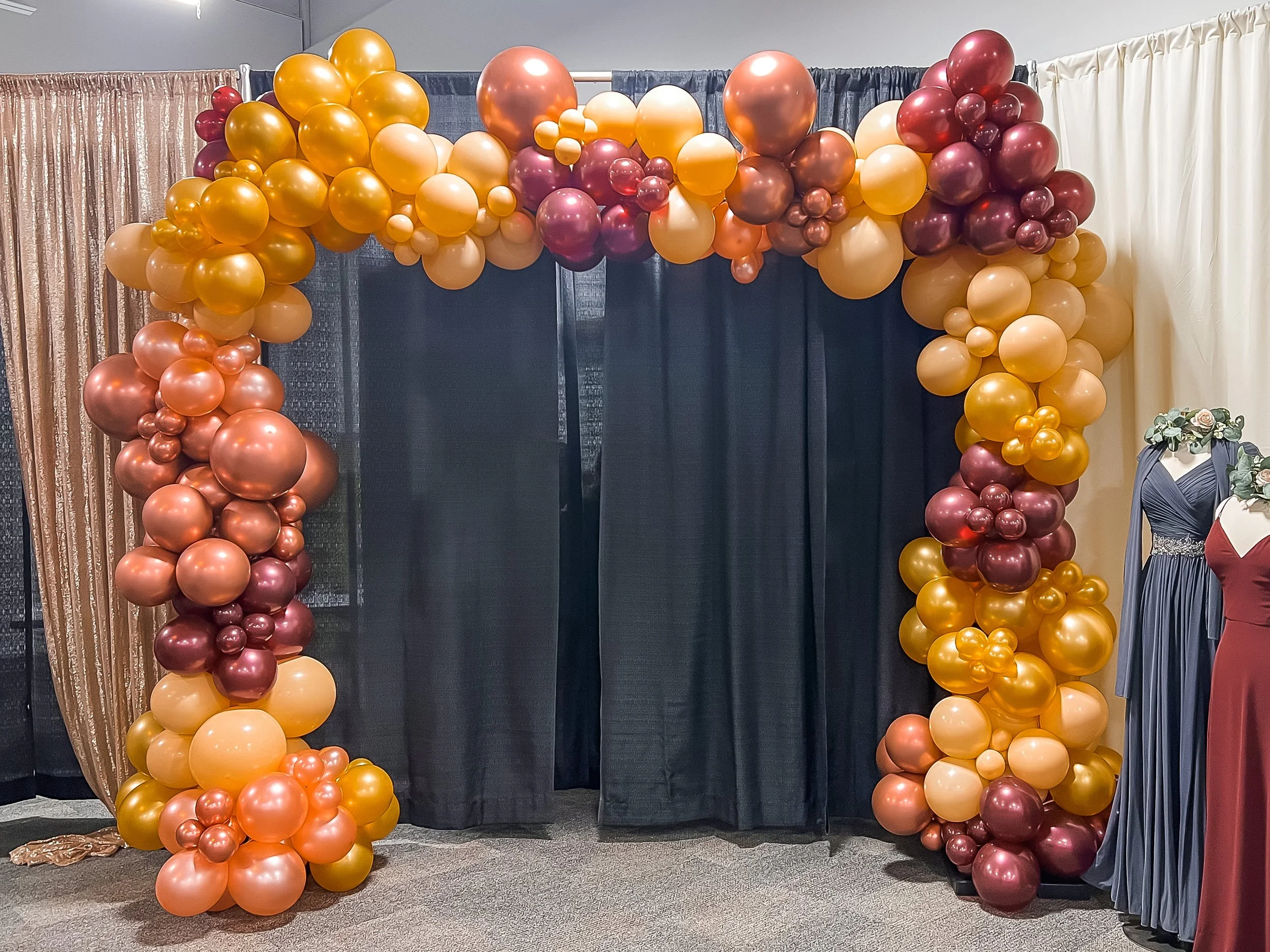 Fall Color Balloon Arch