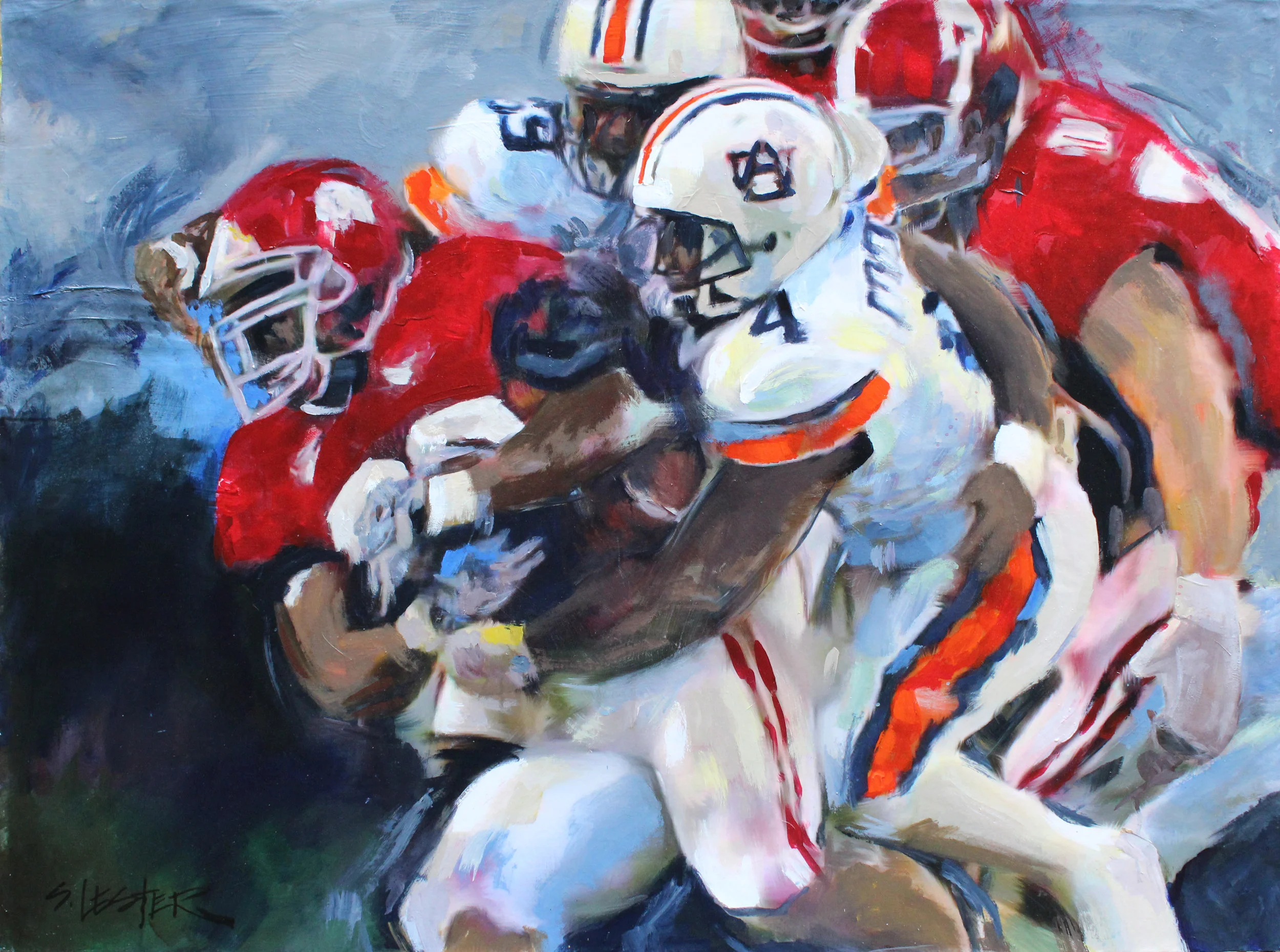 steven lester sports art