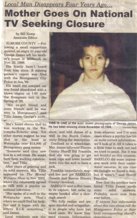 EPISODE 354: George James — The Vanished Podcast