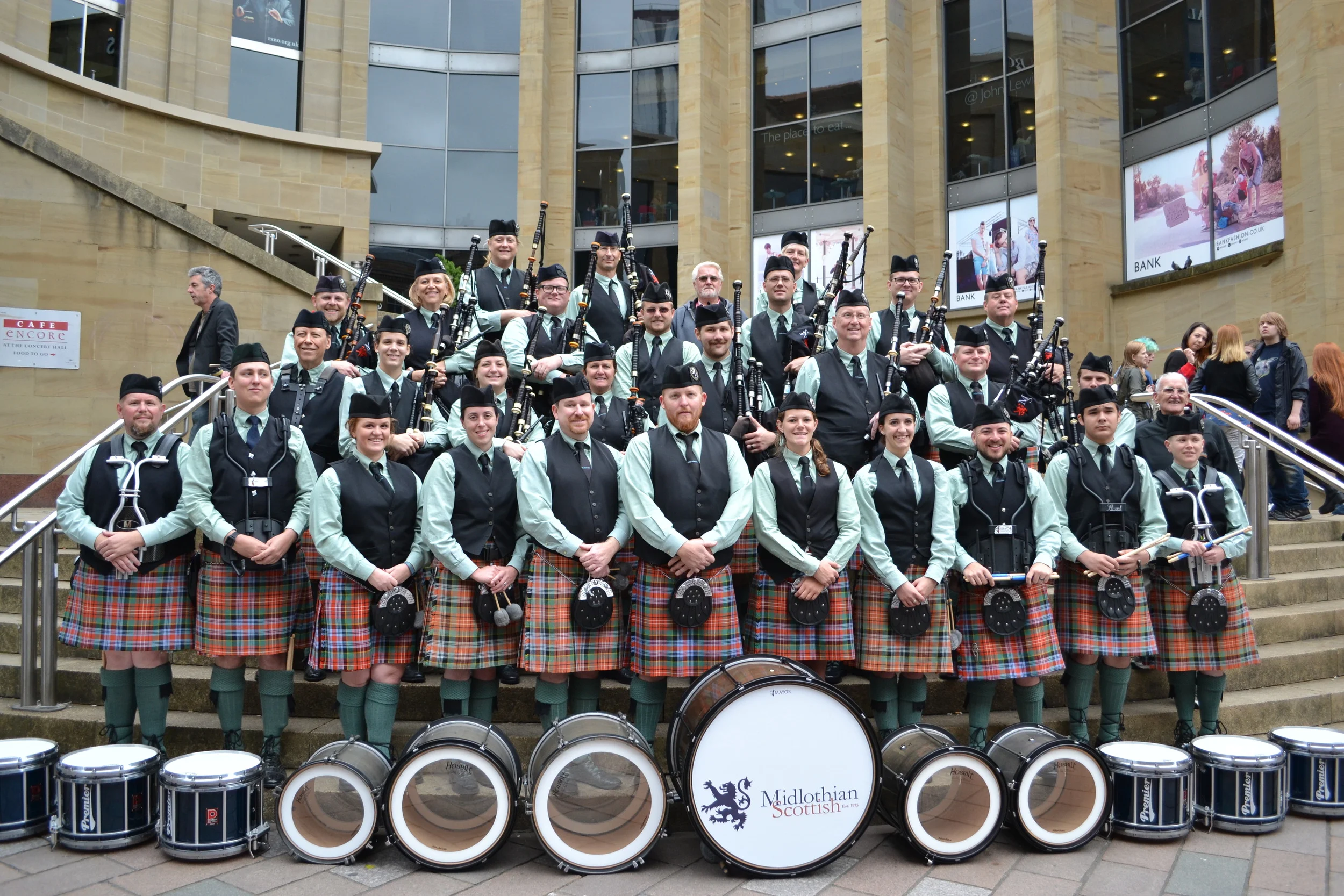 History — Midlothian Scottish Pipe Band