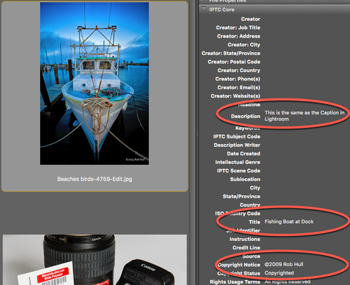 Adding Metadata to Your Images — Heard Nature Photographers