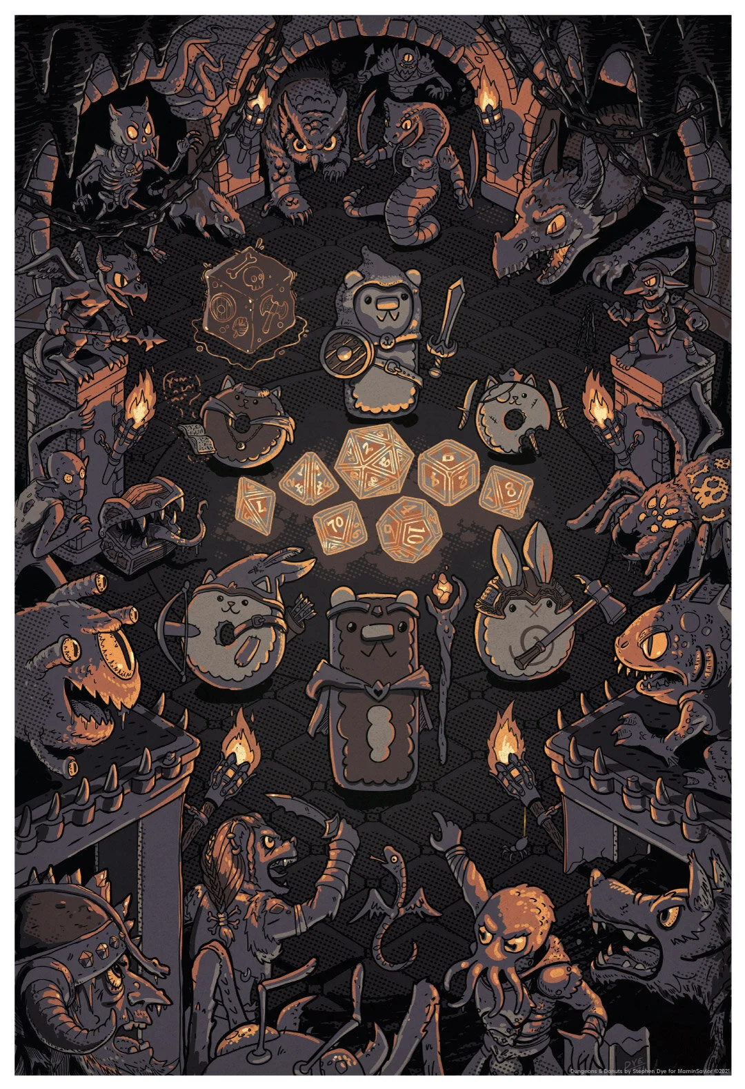 Dungeons & Donuts by Stephen Dye — MarninSaylor