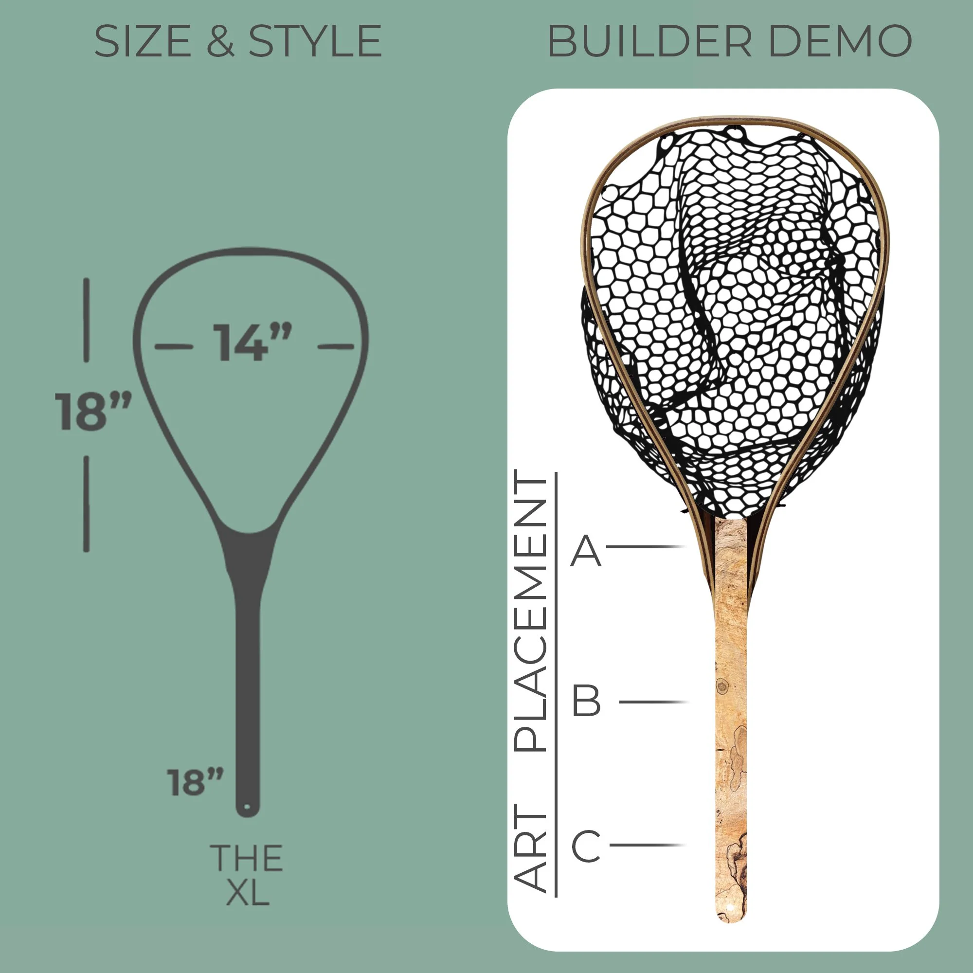 Custom wood fly fishing net — Wayward Handcrafted Fly Fishing Gear ...