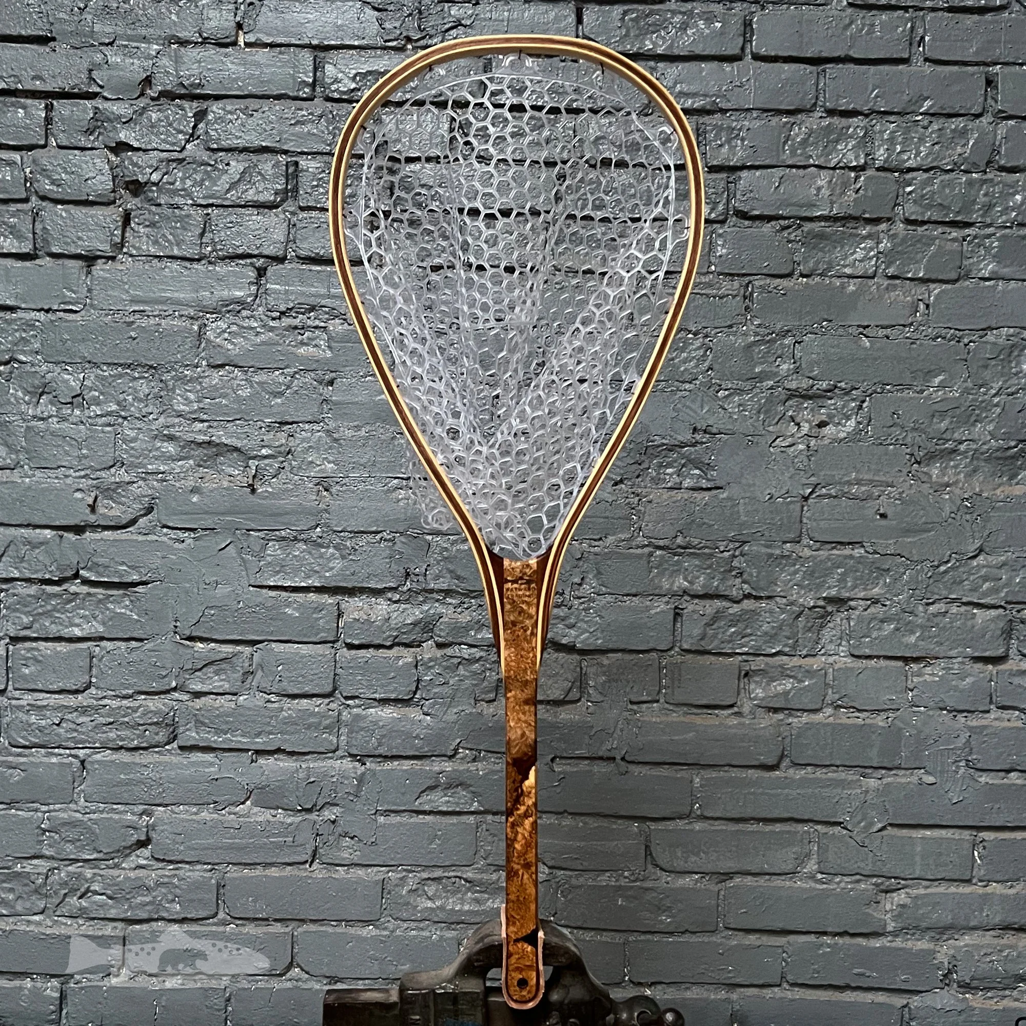 The XL Steelhead Custom Wood Fly Fishing Net Wood Fly Fishing net ...