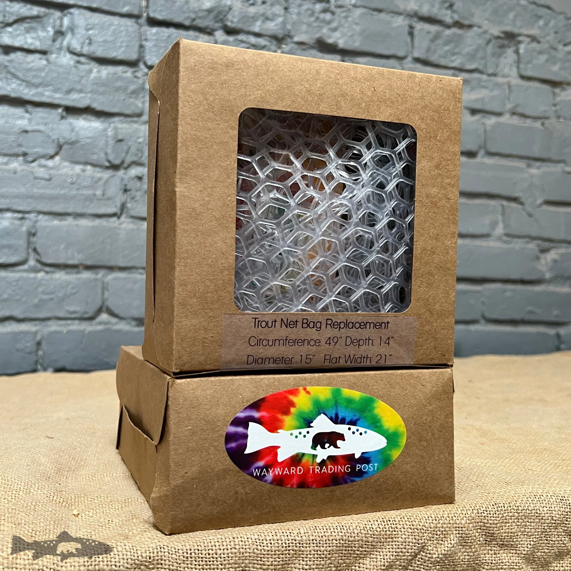 Landing net replacement bags - Fishing Net Bag made from rubber netting ...