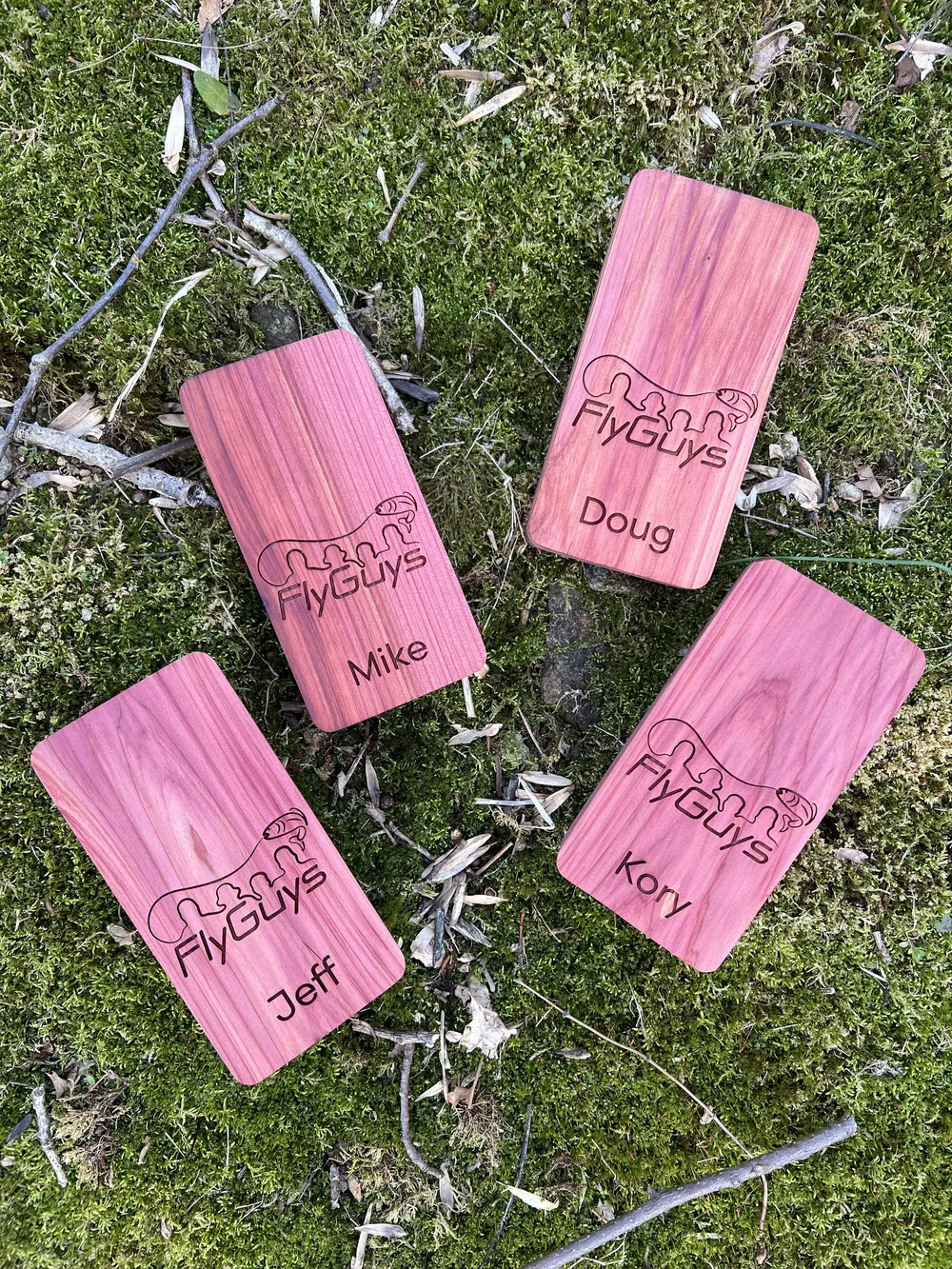 Clamshell Wooden Fly Box - Cedar Custom Fly Box Wood Fly Fishing net ...