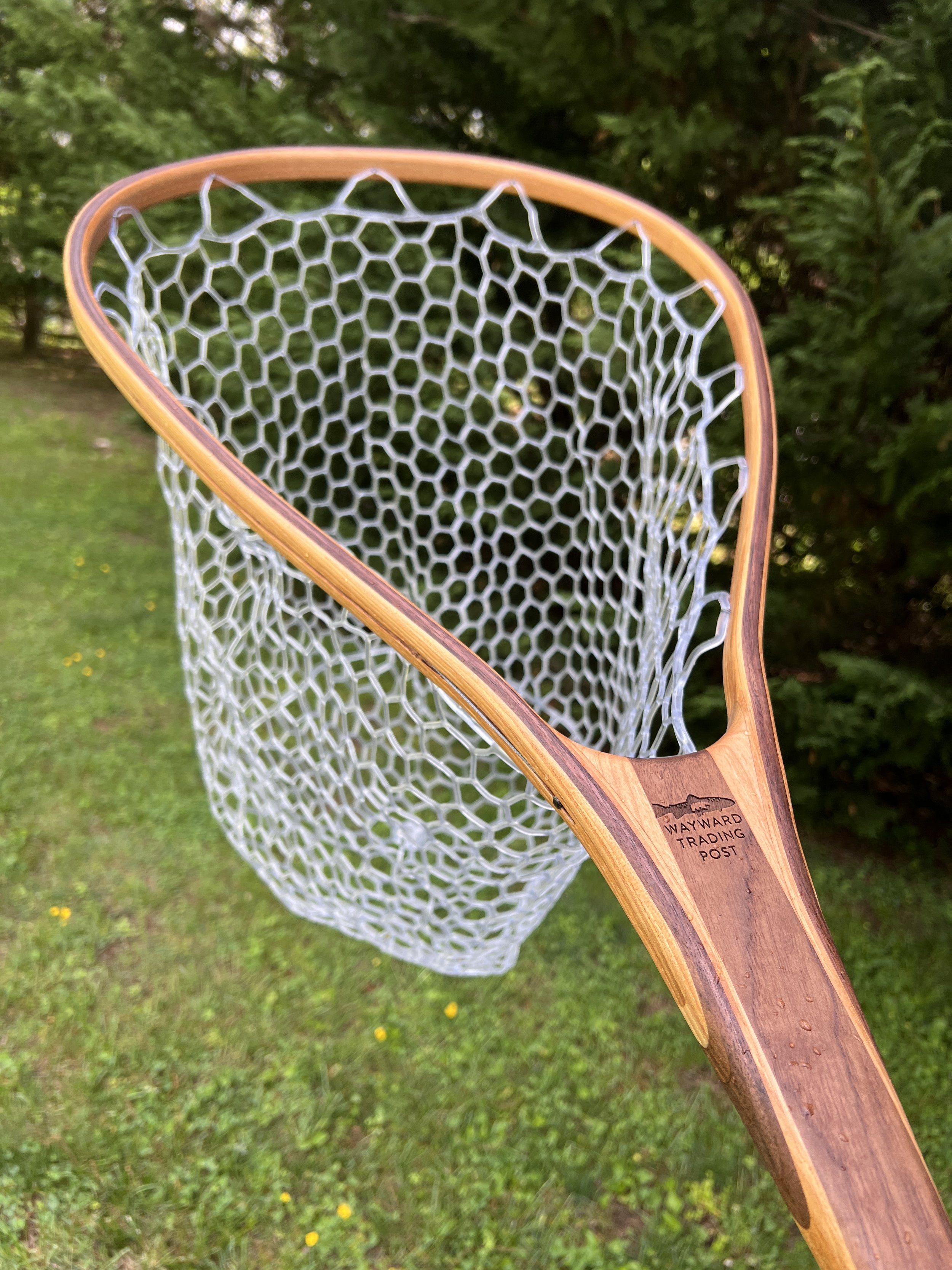 LARGE Landing net replacement bags - Black Rubber Netting ...