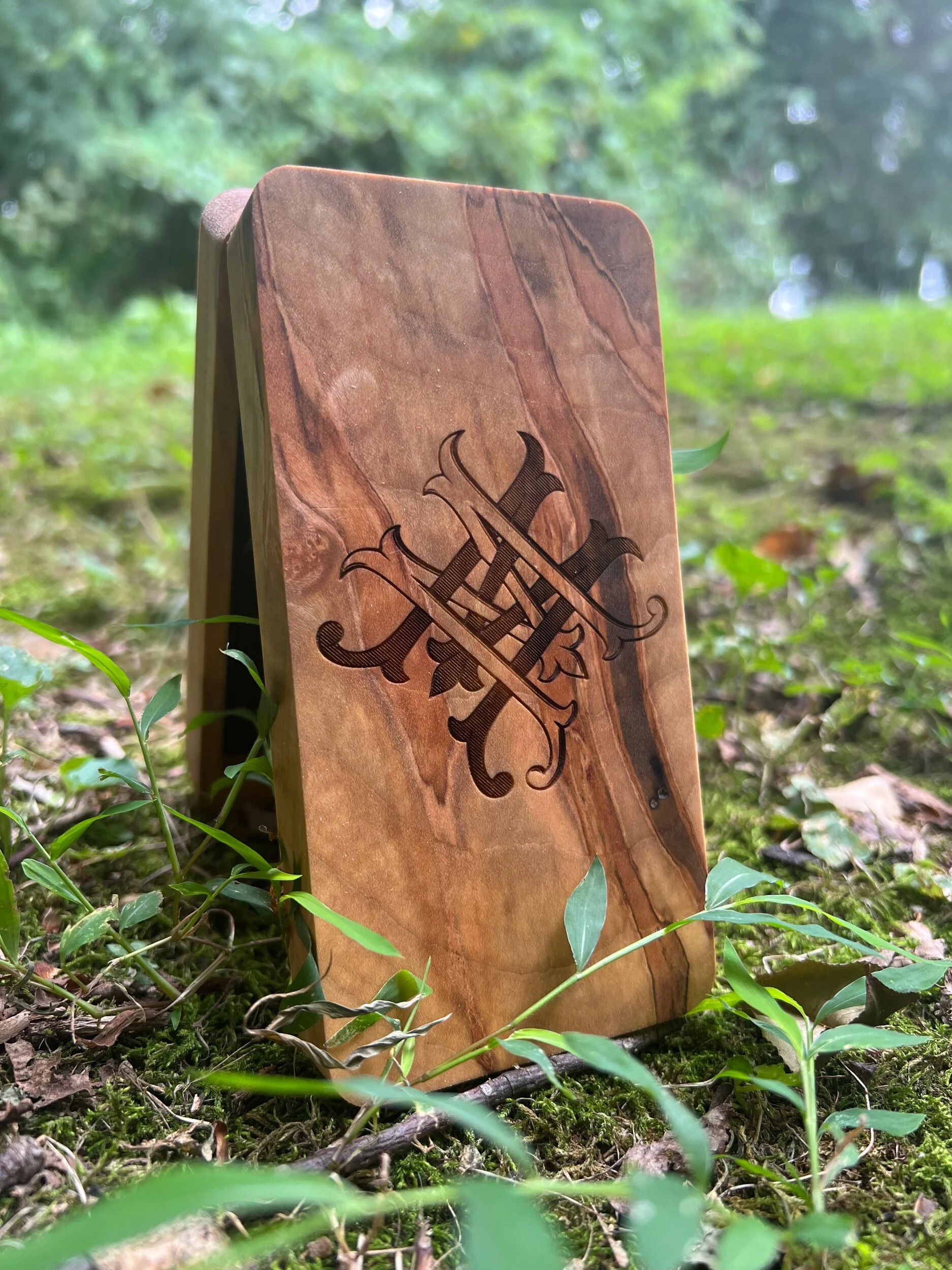 Rainbow Trout Engraved Clamshell Wooden Fly Box Wood Fly Fishing net ...