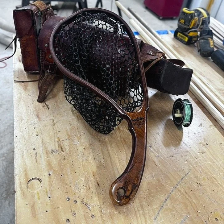 Classic Handcrafted Wood Landing Nets for Trout Fishing and Fly Fishing ...