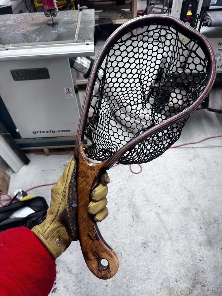 Classic Handcrafted Wood Landing Nets for Trout Fishing and Fly Fishing ...
